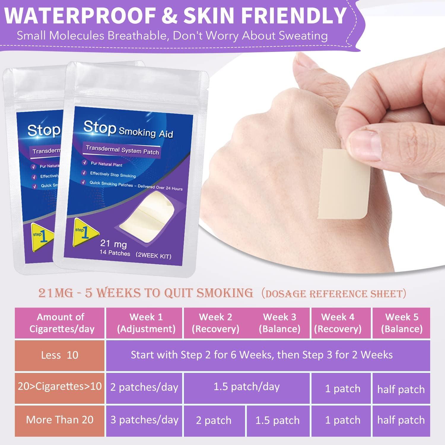 Stop Smoking Patches 21mg - Step 1 28 Nicotine Patches | Quit Smoking ...