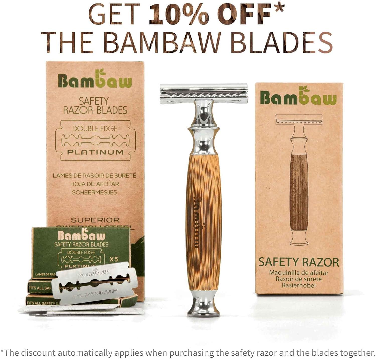 Bamboo Safety Razor | Double Edge Razor for Men and Women | Eco ...