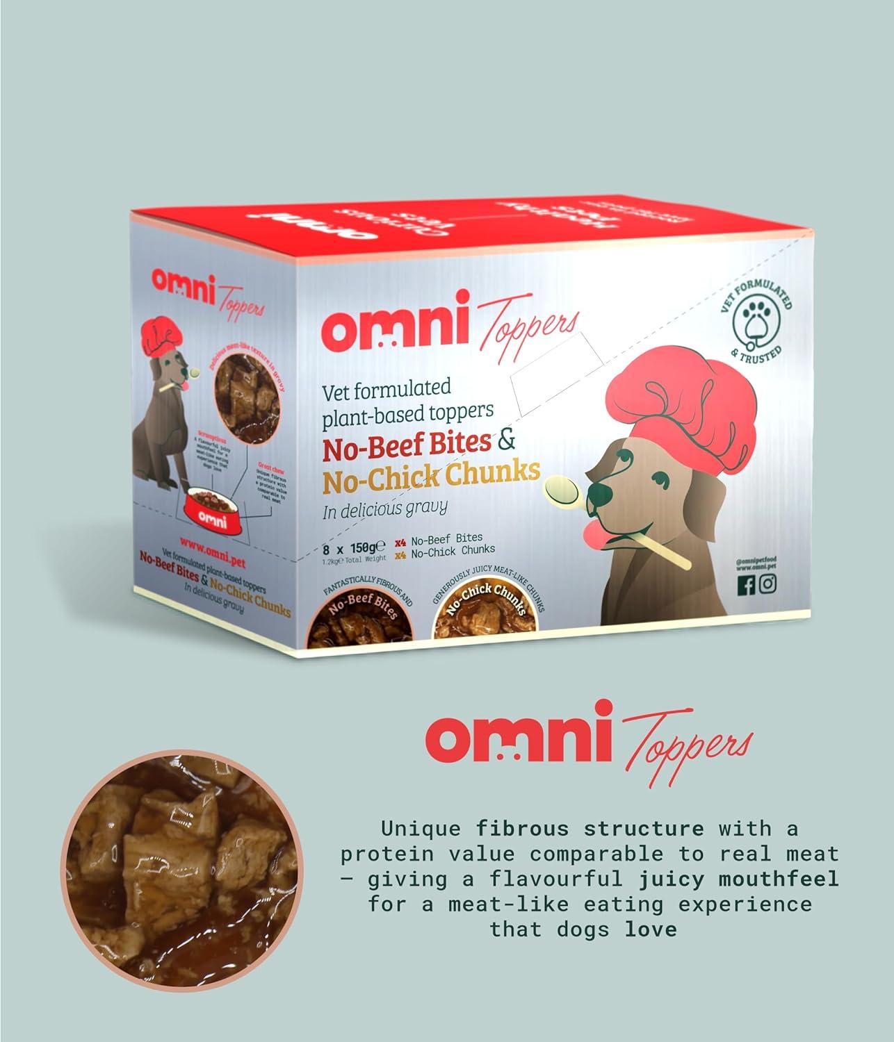 Omni Wet Dog Food Toppers - Vet-Formulated Pouches for Treats & Food ...