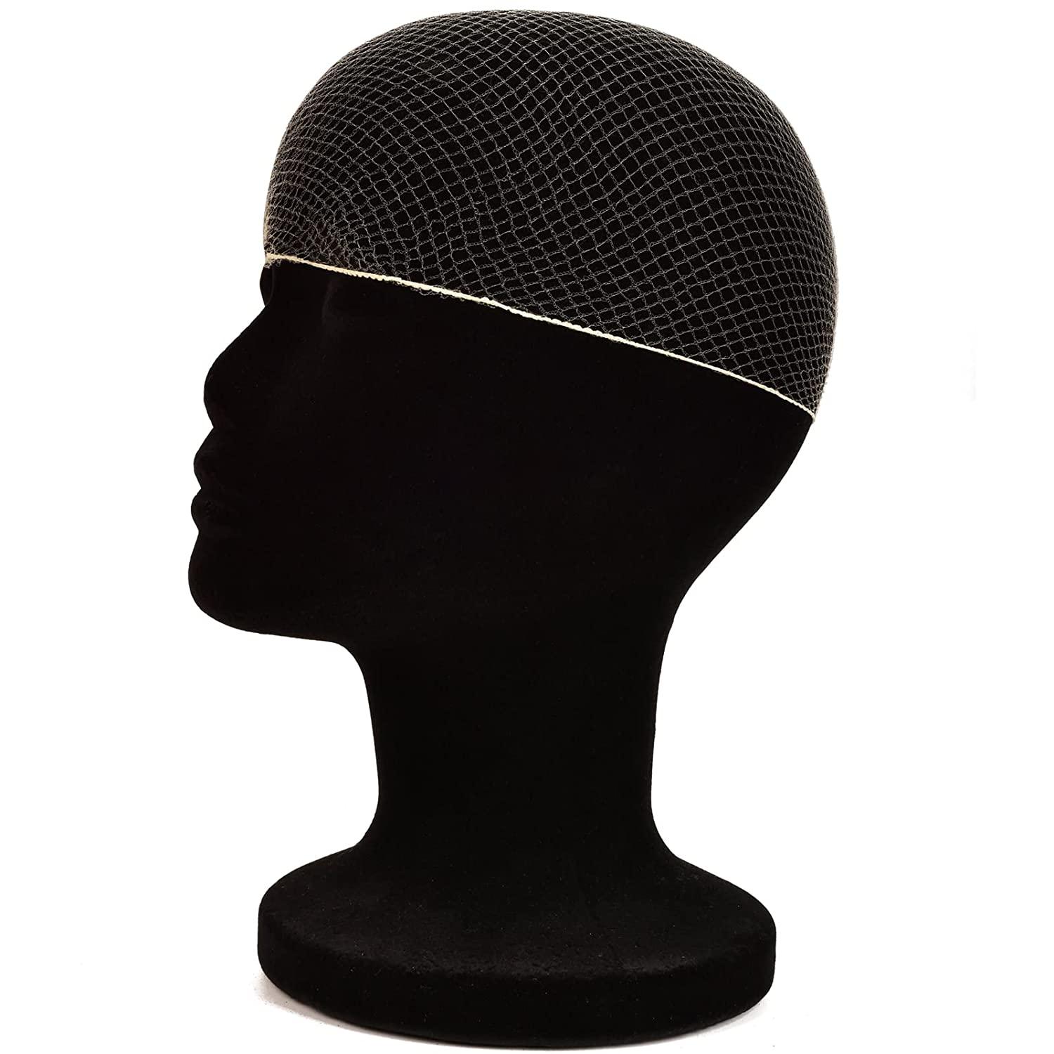 Smilco 100 Pcs Hair Nets - 20 Elastic Mesh Wig Nets for Dancer ...