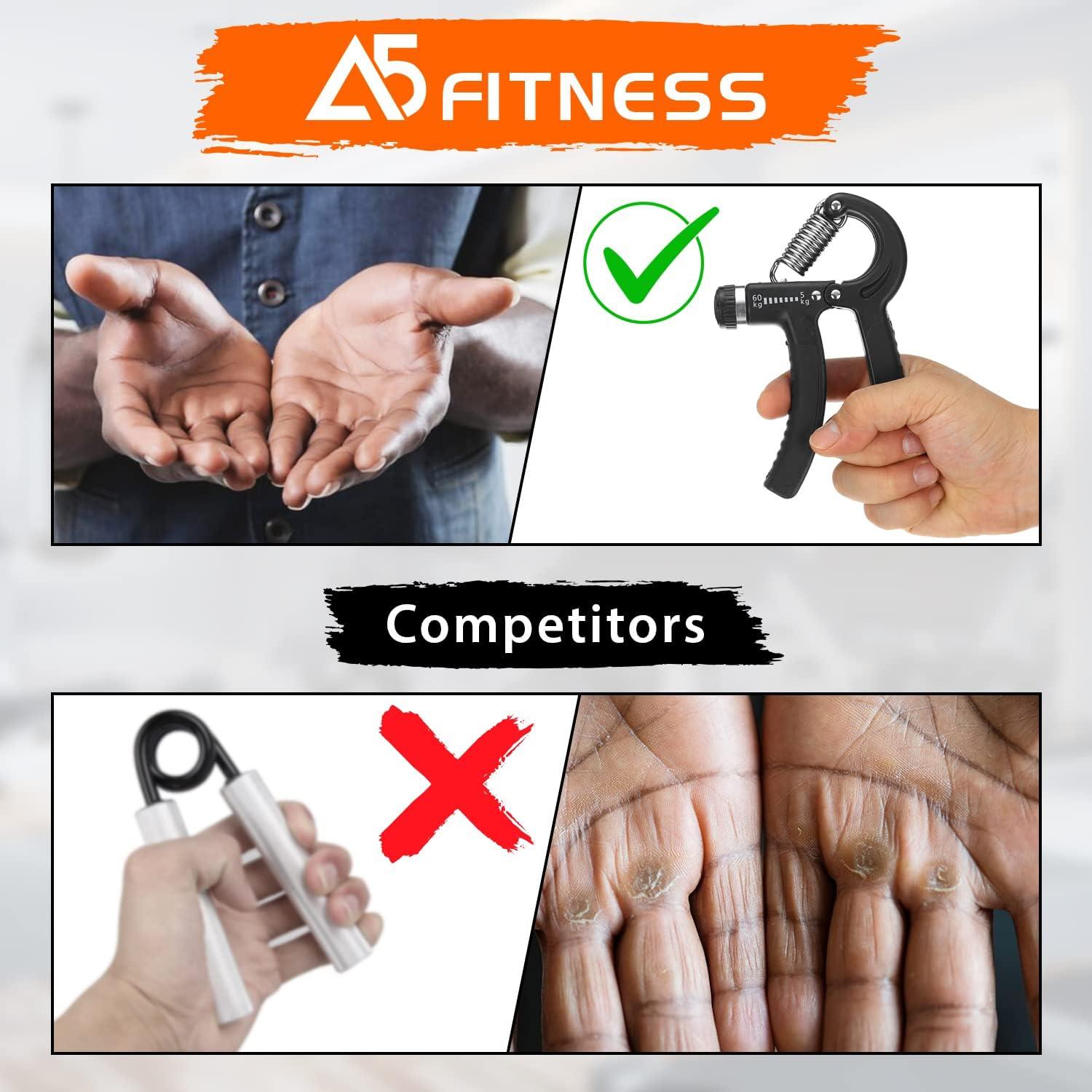 Adjustable Forearm Trainer Set (5-60 kg) - Enhance Grip Strength ...