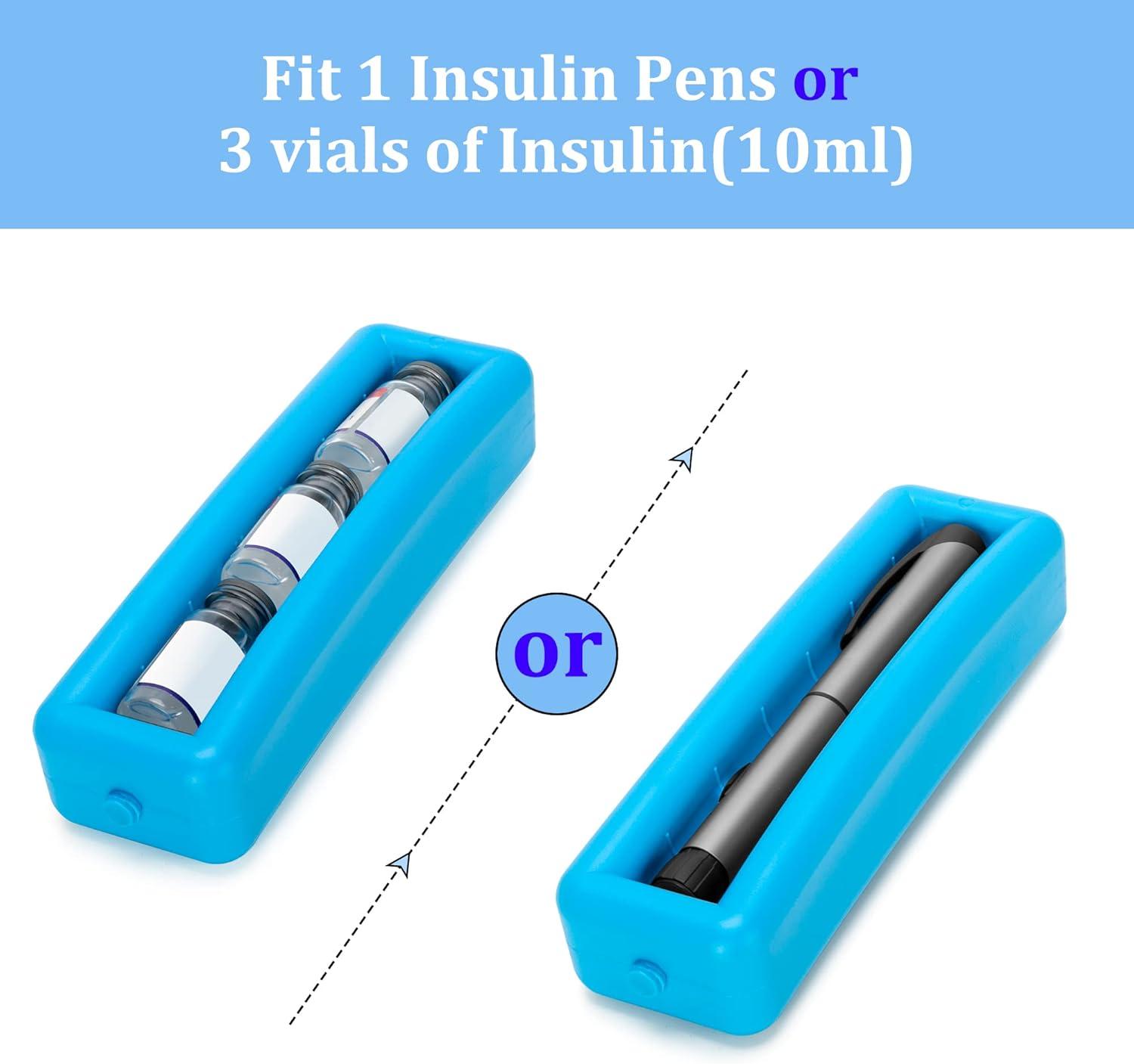 Damero Insulin Cooling Bag - Portable Diabetic Travel Pocket for ...