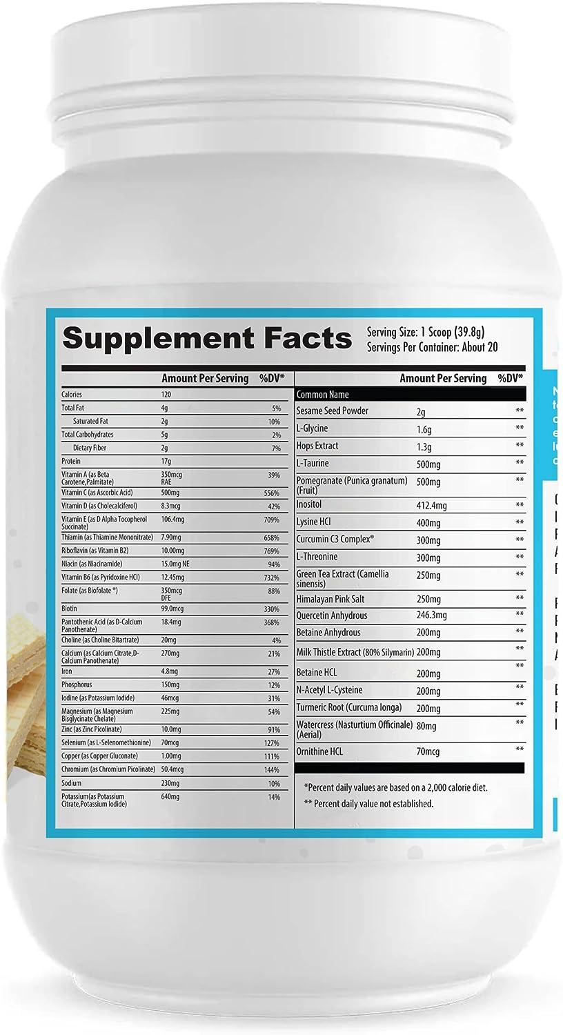 NuEthix Medipure DS Detox System with Pea Protein - Vanilla Wafer (Non ...