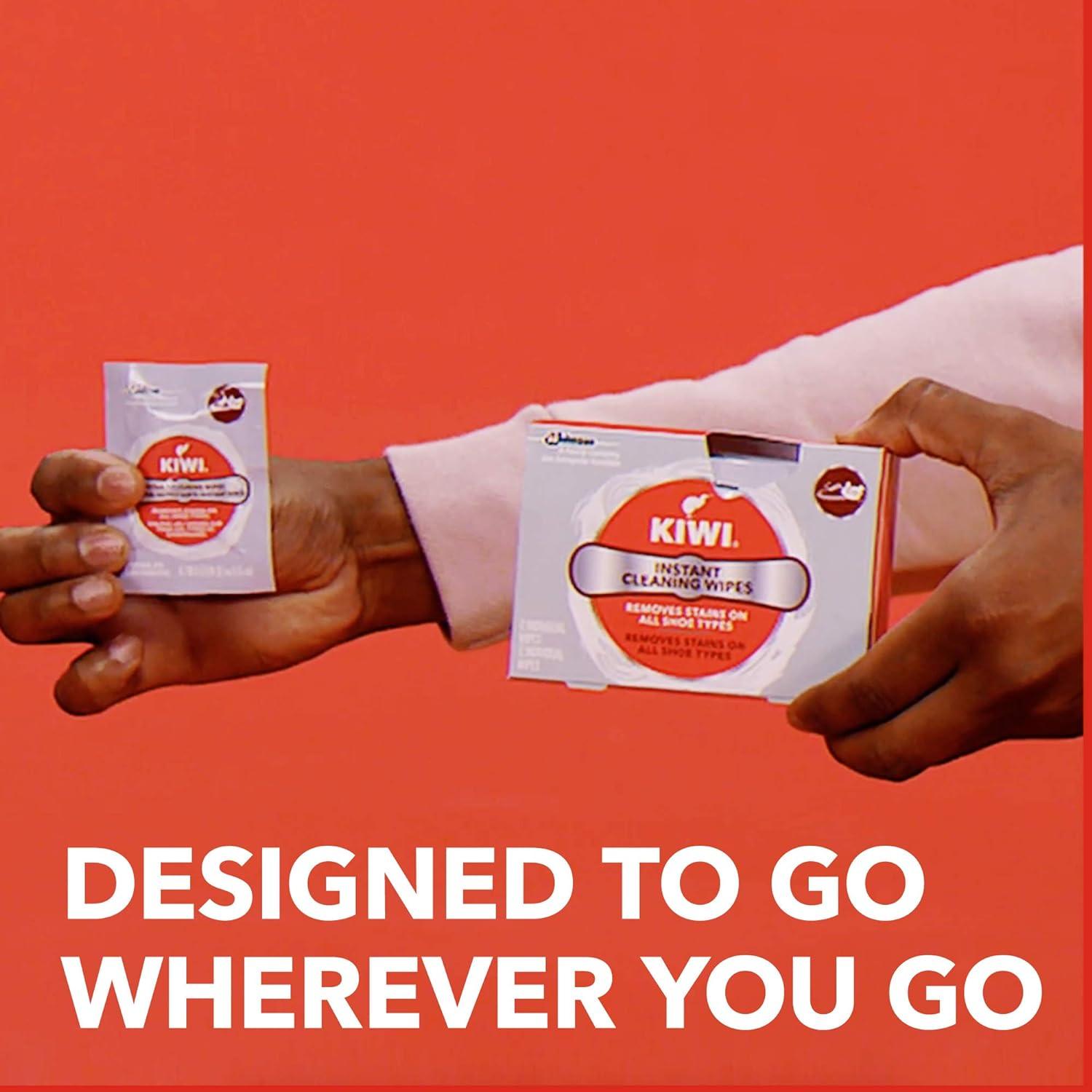 KIWI Instant Cleaning Wipes 12 Count - Convenient Cleaning Wipes for ...