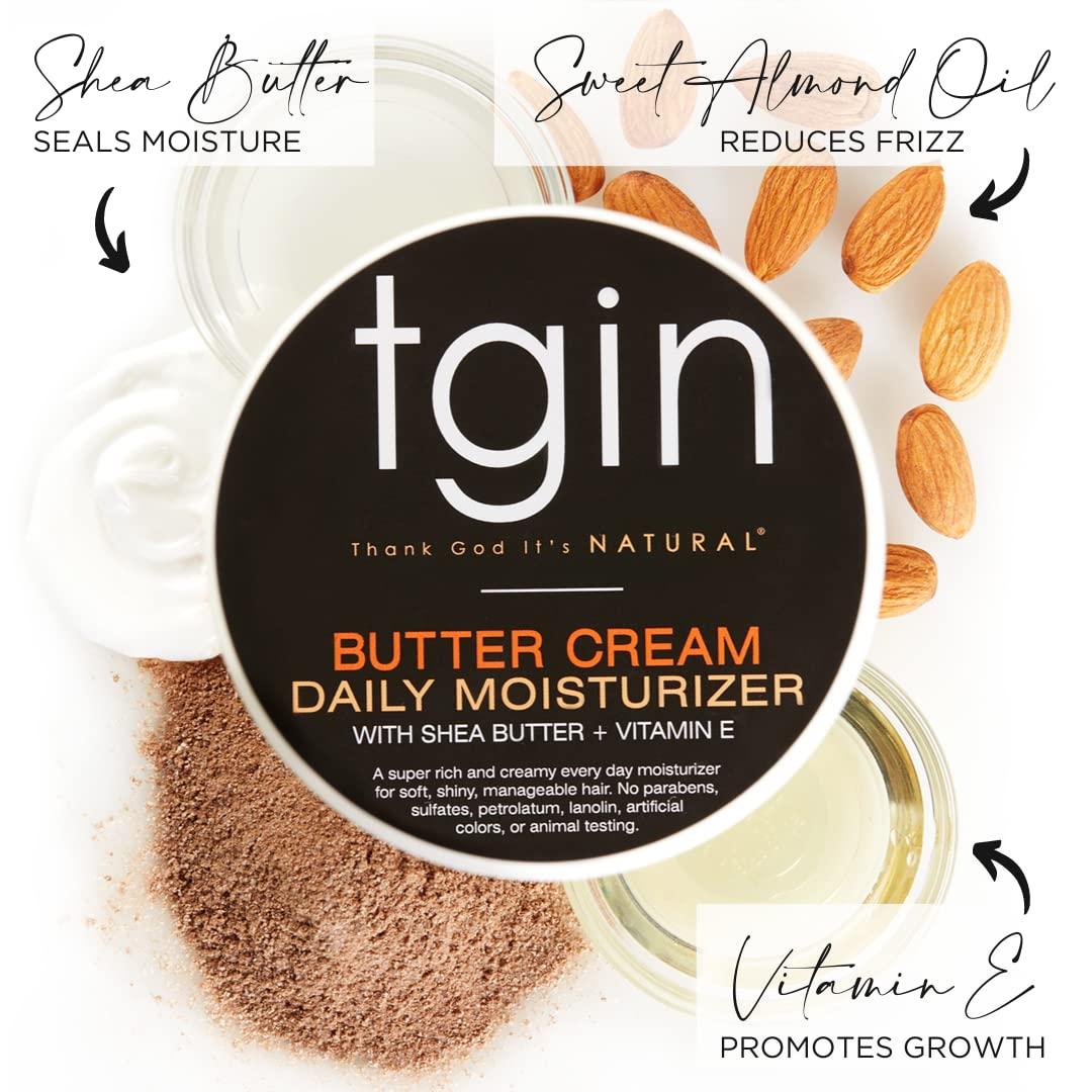 tgin Butter Cream Daily Moisturizer & Honey Miracle Hair Mask Duo - 12 ...