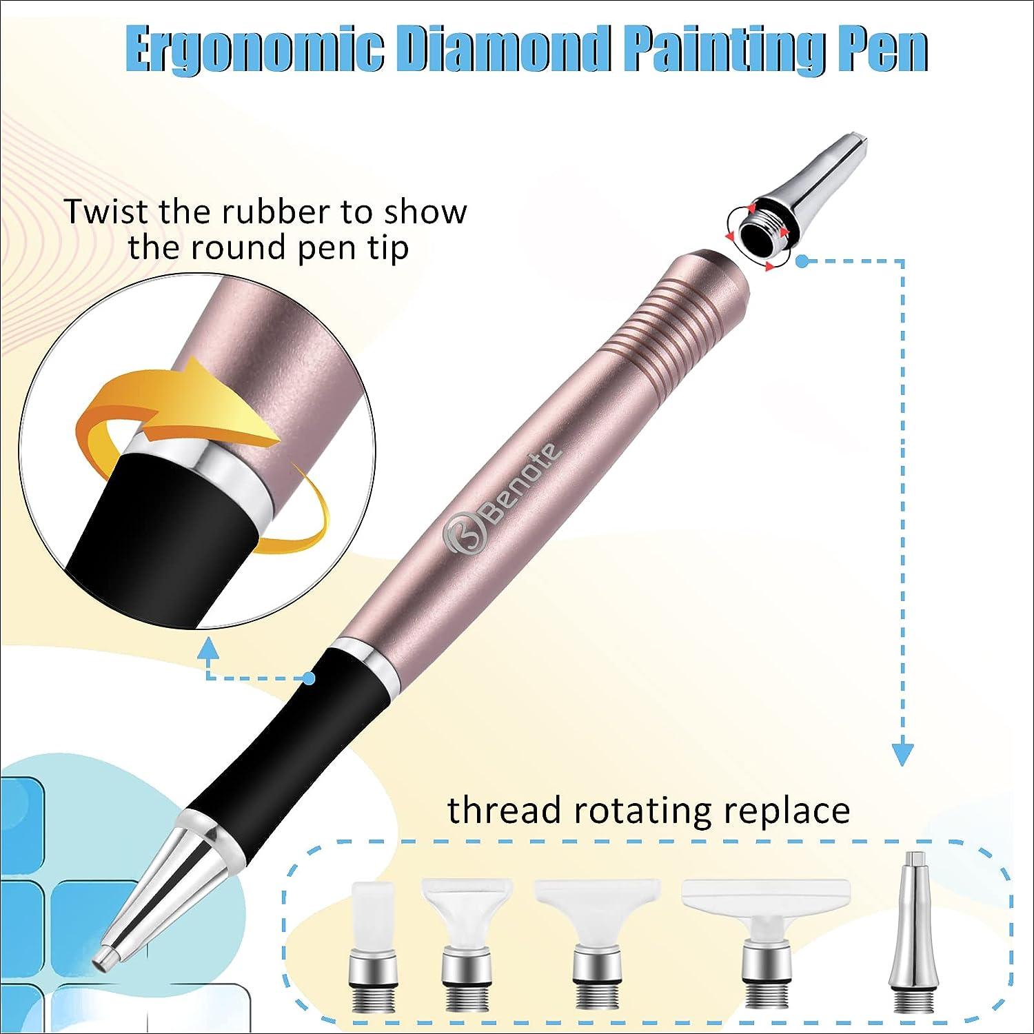 benote Diamond Art Pen Twist Drill Pen Diamond Art Tools with Square ...