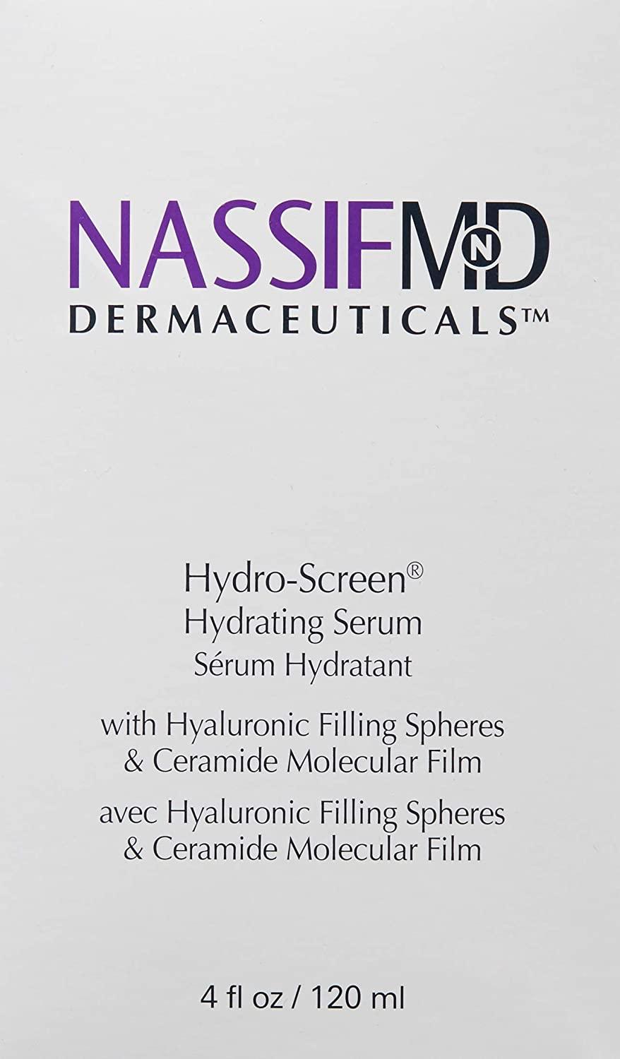 NassifMD Hydro-Screen Hyaluronic Acid Face Serum | Retinol & Ceramide ...