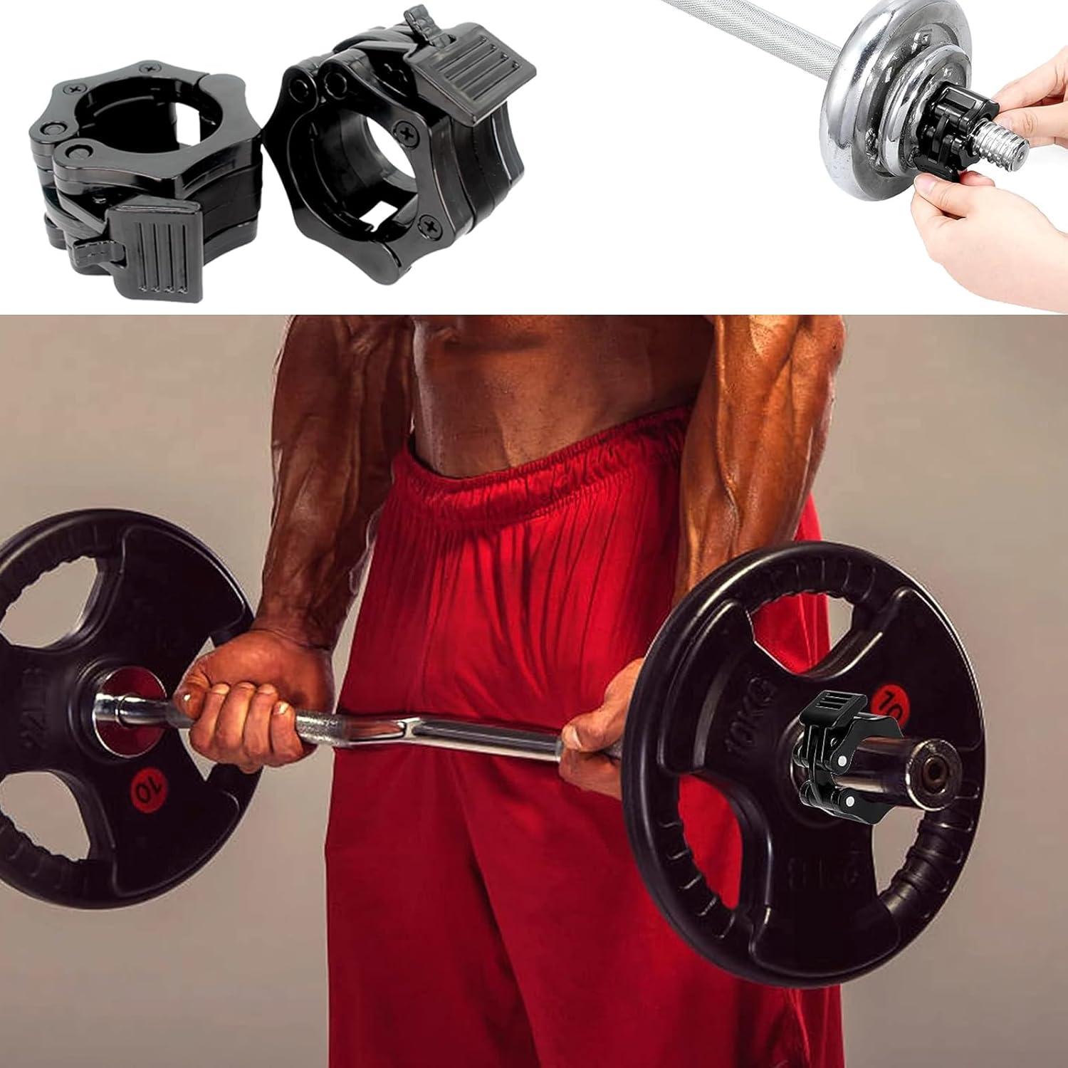 Professional 25mm Dumbbell & Barbell Accessories - Fast Locking Collars ...