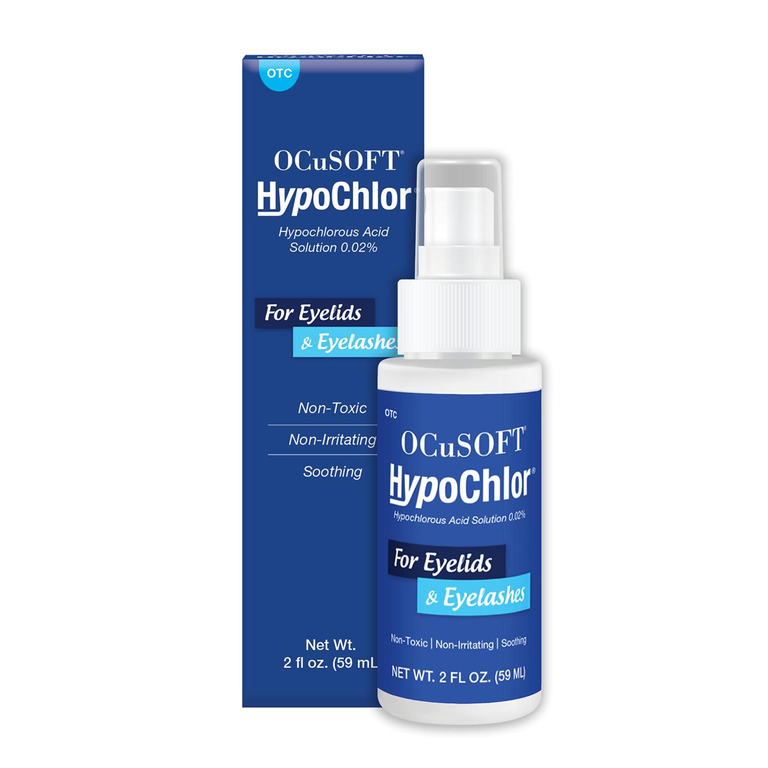 OCuSOFT Hypochlor Hypochlorous Acid 0.02% Eyelid Spray - 59ml | Soothes ...
