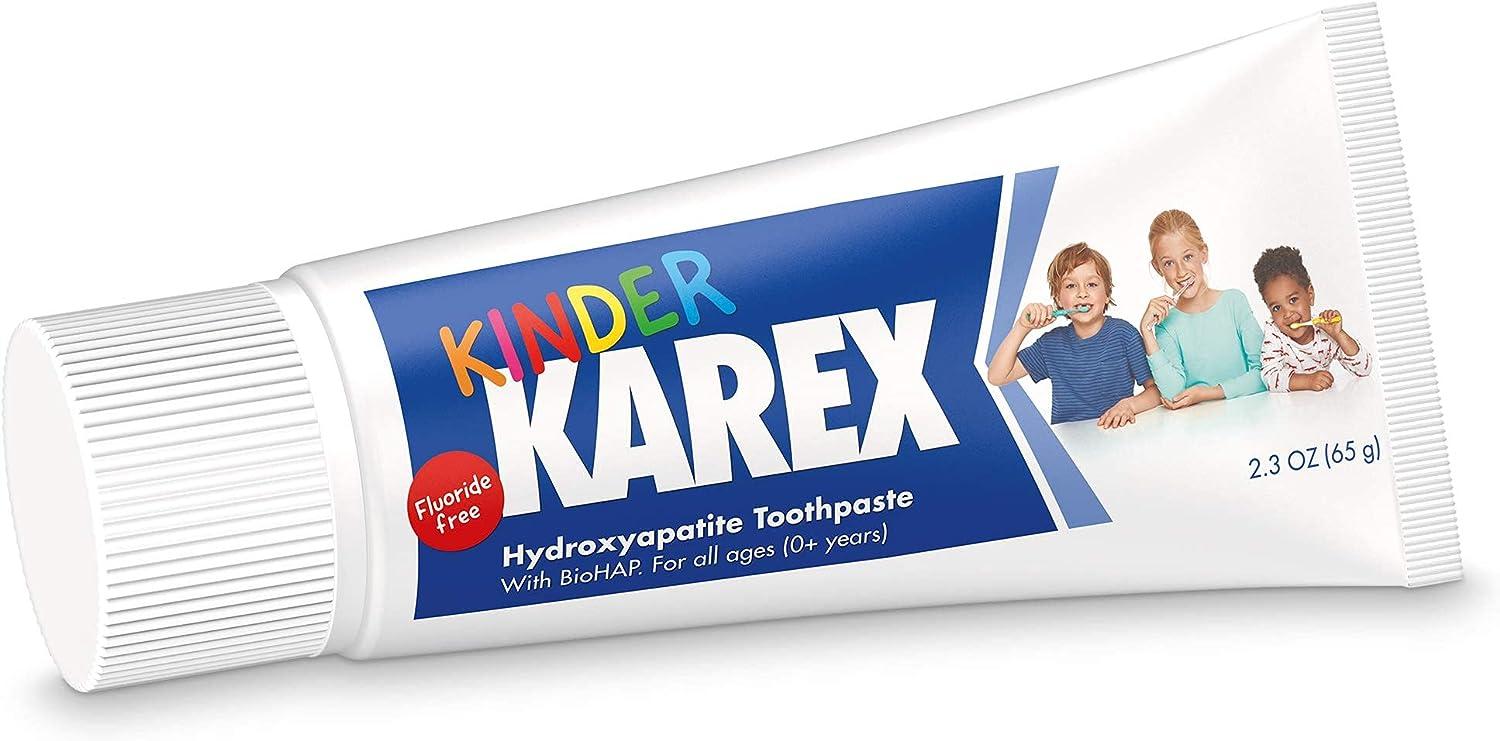 Kinder Karex Hydroxyapatite Toddler Toothpaste 2.3oz | Fluoride-Free ...