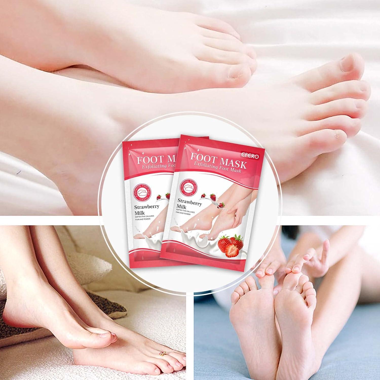 Colexy Foot Mask - 2 Pairs Exfoliating Peeling Socks for Delicate Feet ...