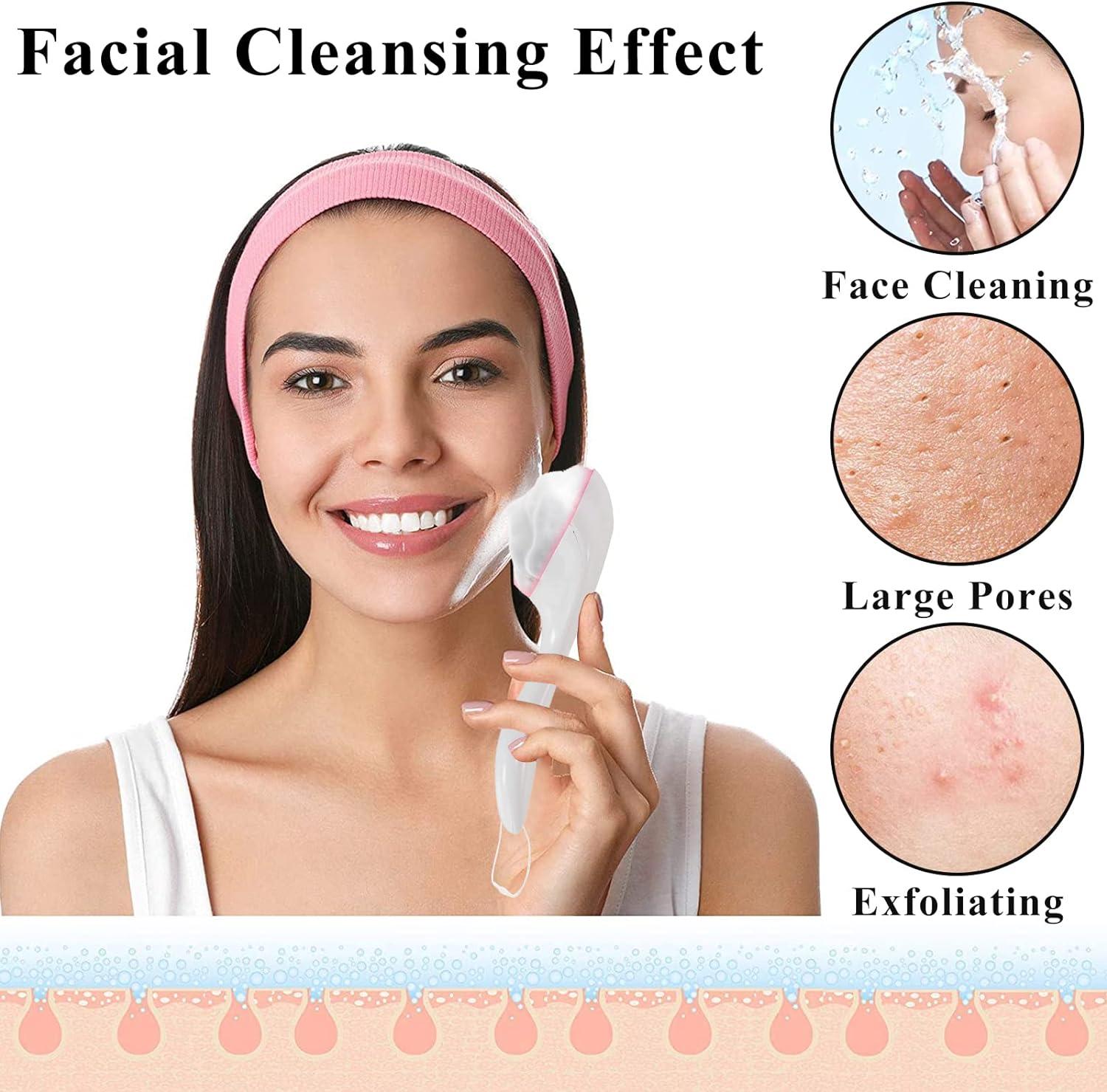 Piyl Silicone Face Scrubber and Massager Brush Manual Soft Facial ...