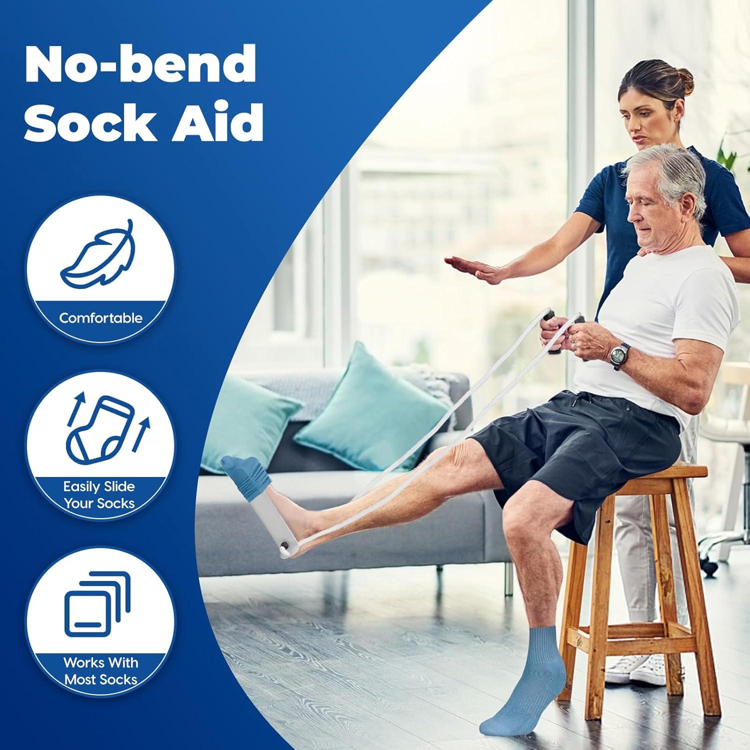 Milifox Dressing Aid for Compression Stockings | Ideal for Seniors ...