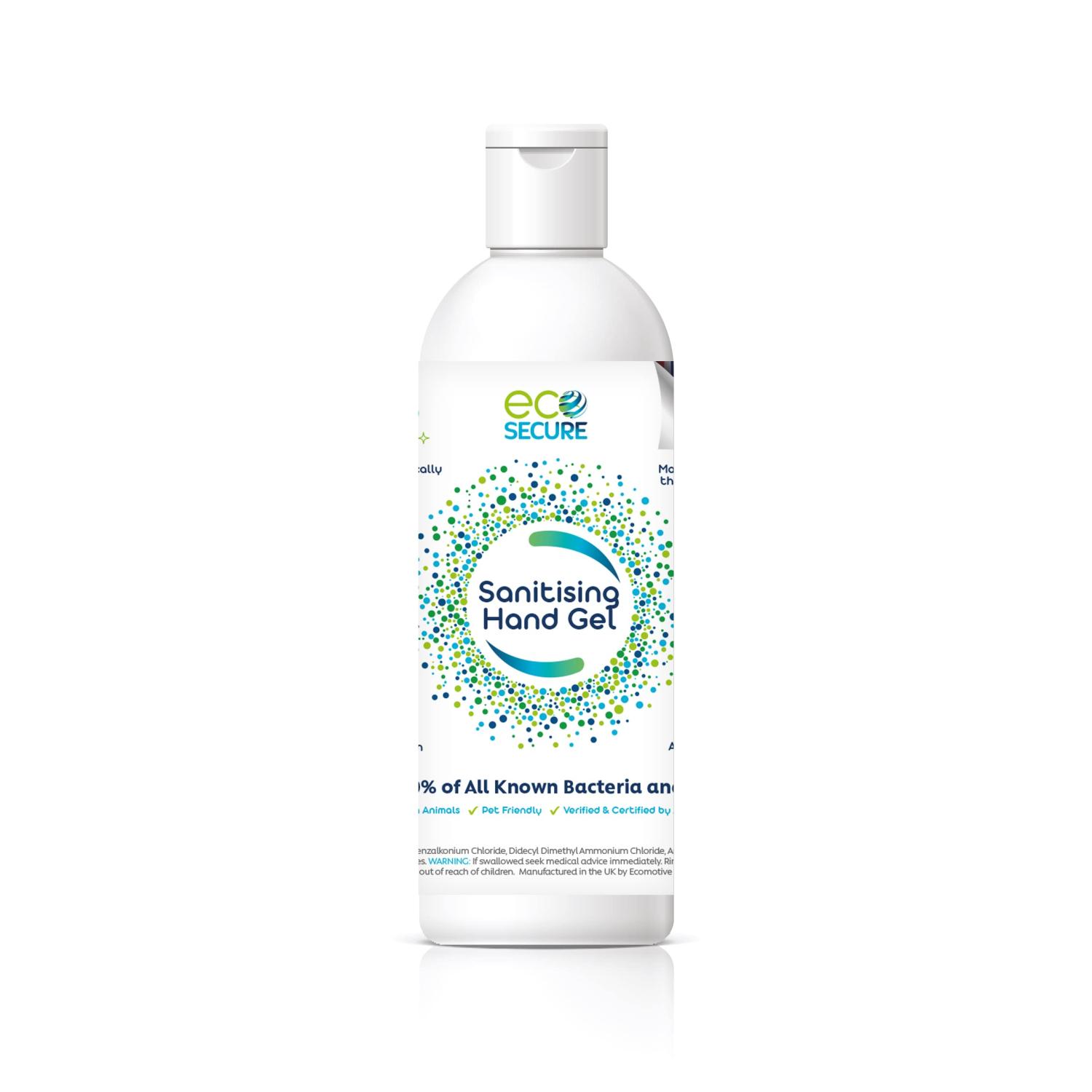 Ecosecure Alcohol-Free Hand Sanitiser Gel 100ml | Kills 99.99% Bacteria ...