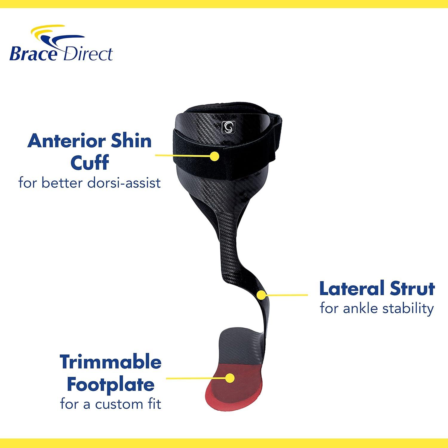 Buy Brace Direct Elite AFO Rehabilitator - Lightweight Carbon Fiber ...
