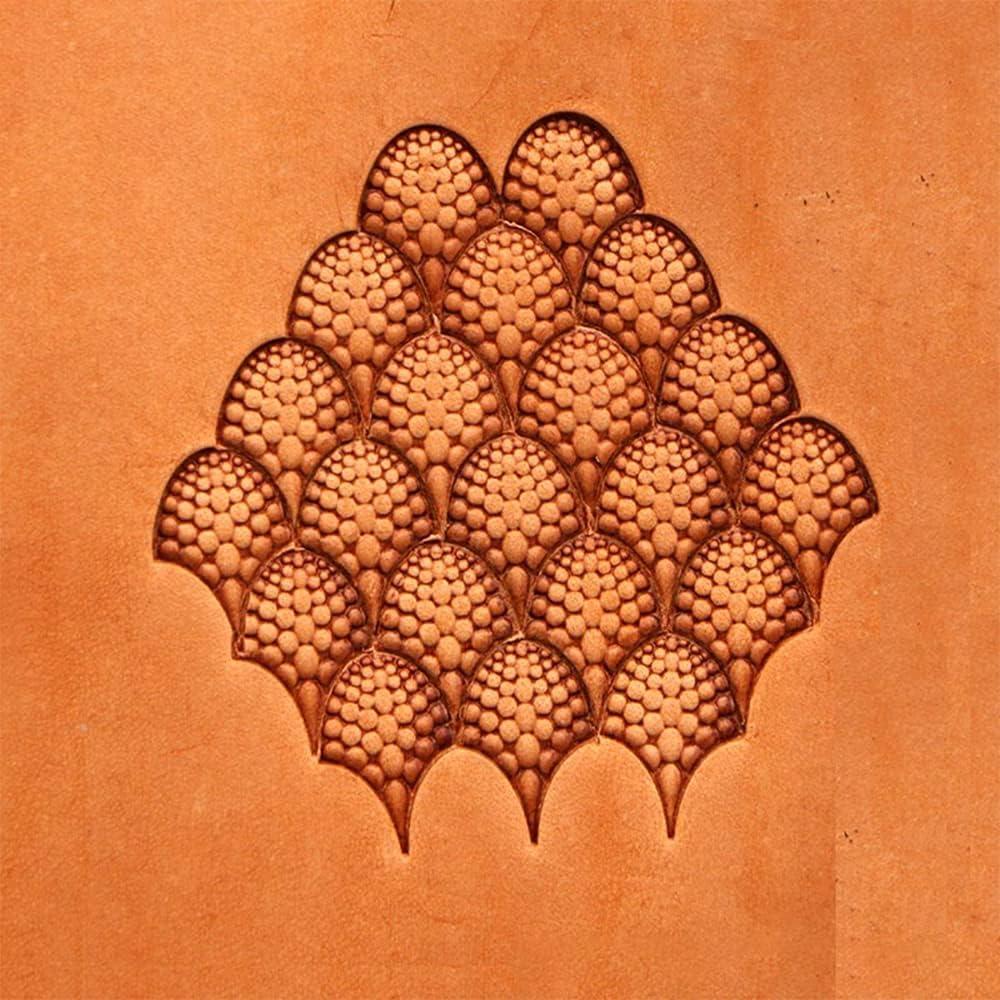 Singring Dragon Scale Stamp - Textured Grip Leather Stamping Tool | 304 ...