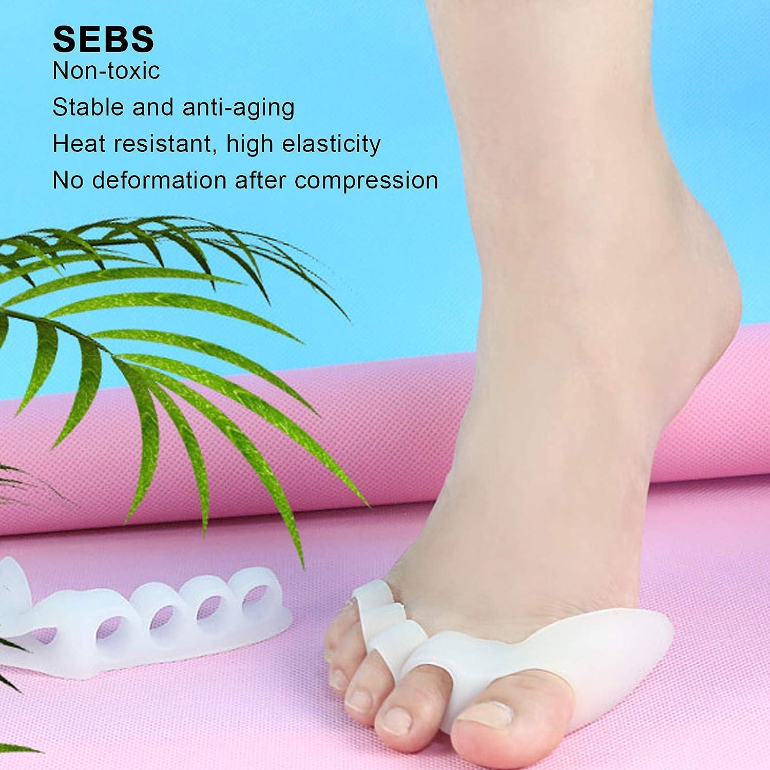 6 Pairs Toe Separators - Hallux Valgus Corrector & Bunion Relief Tool