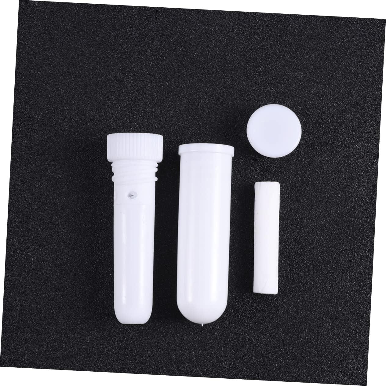 Lurrose 12pcs Essential Oil Inhaler Nasal Tube Diffuser with Blank ...