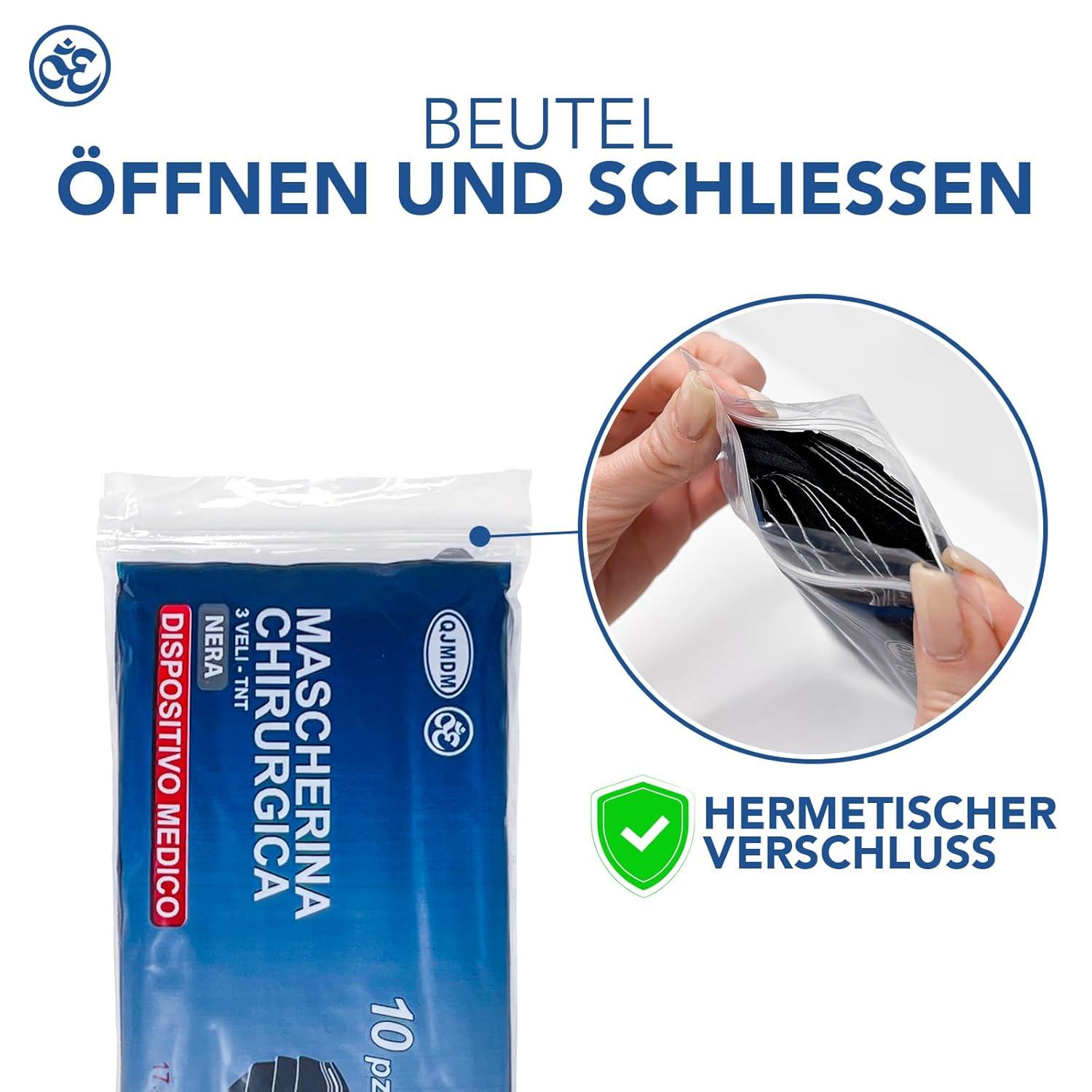 Buy Medical IIR Standard EN14683 Certified 3-Layer Disposable Masks ...