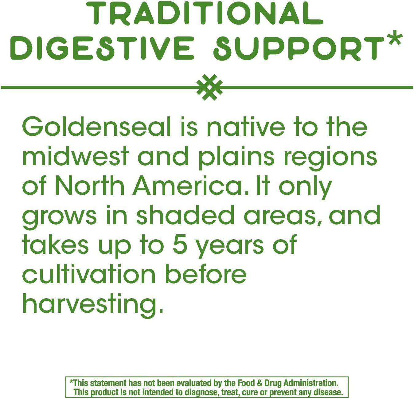 Nature's Way Goldenseal Root Capsules - 140mg/serving - 50 Count (1 Pack)