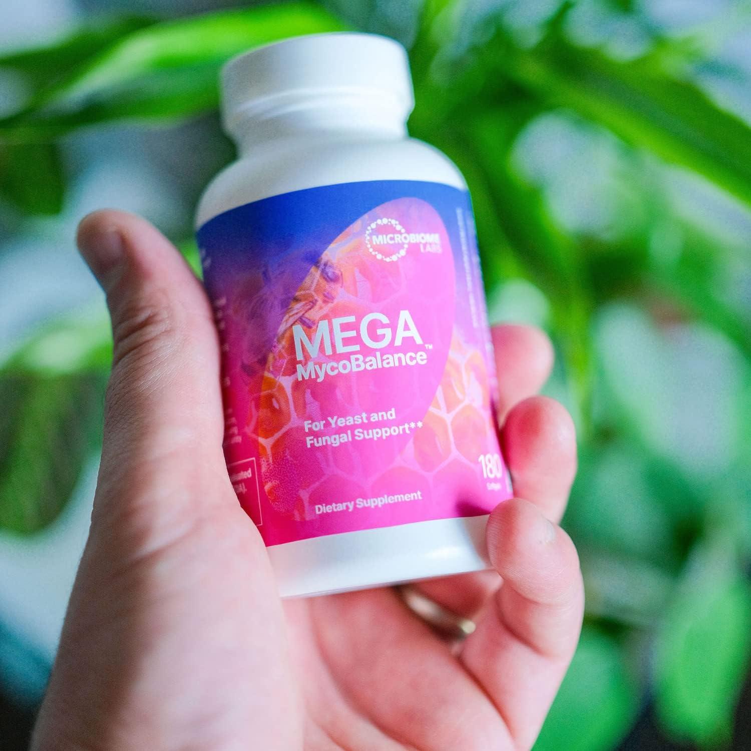 Mega Mycobalance - Bee Propolis & Undecylenic Acid Supplement for Healthy Yeast & Fungal Balance ...