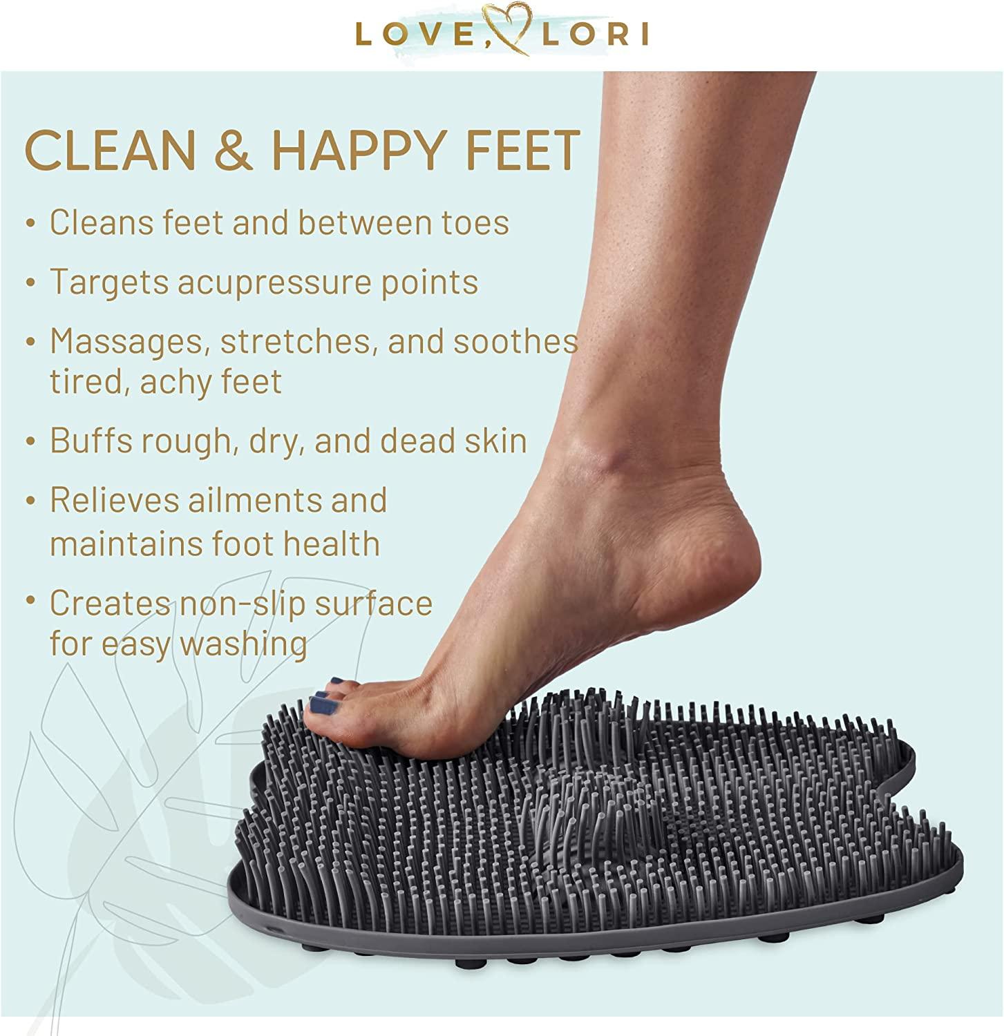 Plantar Fasciitis Relief Feet Scrubber by Love Lori - Foot Massager for ...