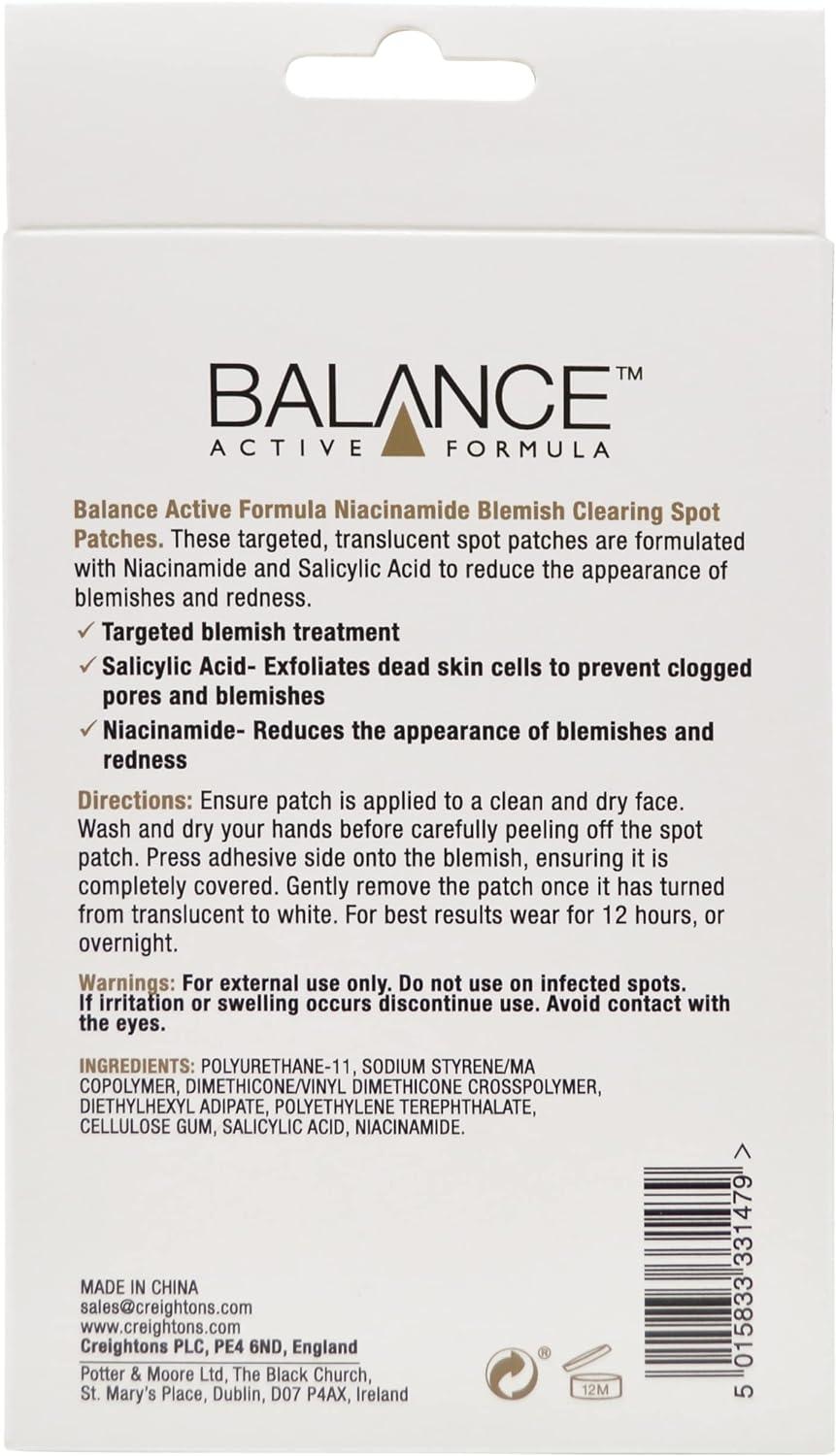 Balance Active Formula Niacinamide Spot Patches - Target Breakouts ...