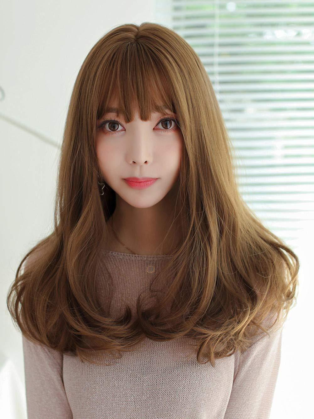 BGHJUE Long Big Wave Wig for Women - Realistic Natural Fluffy Hair ...