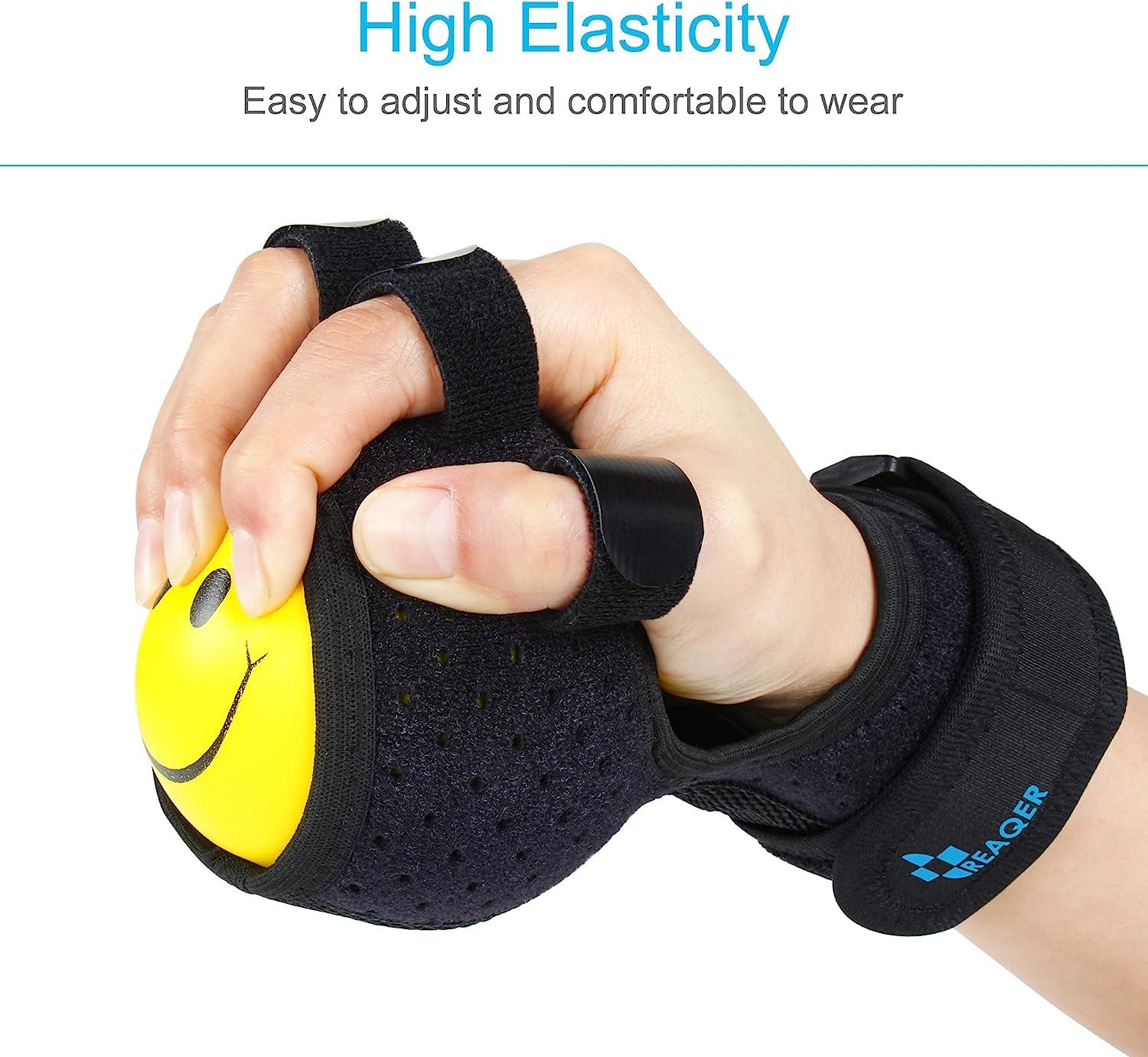 REAQER Grip Strength Ball - Finger Training Device for Hand Impairment ...