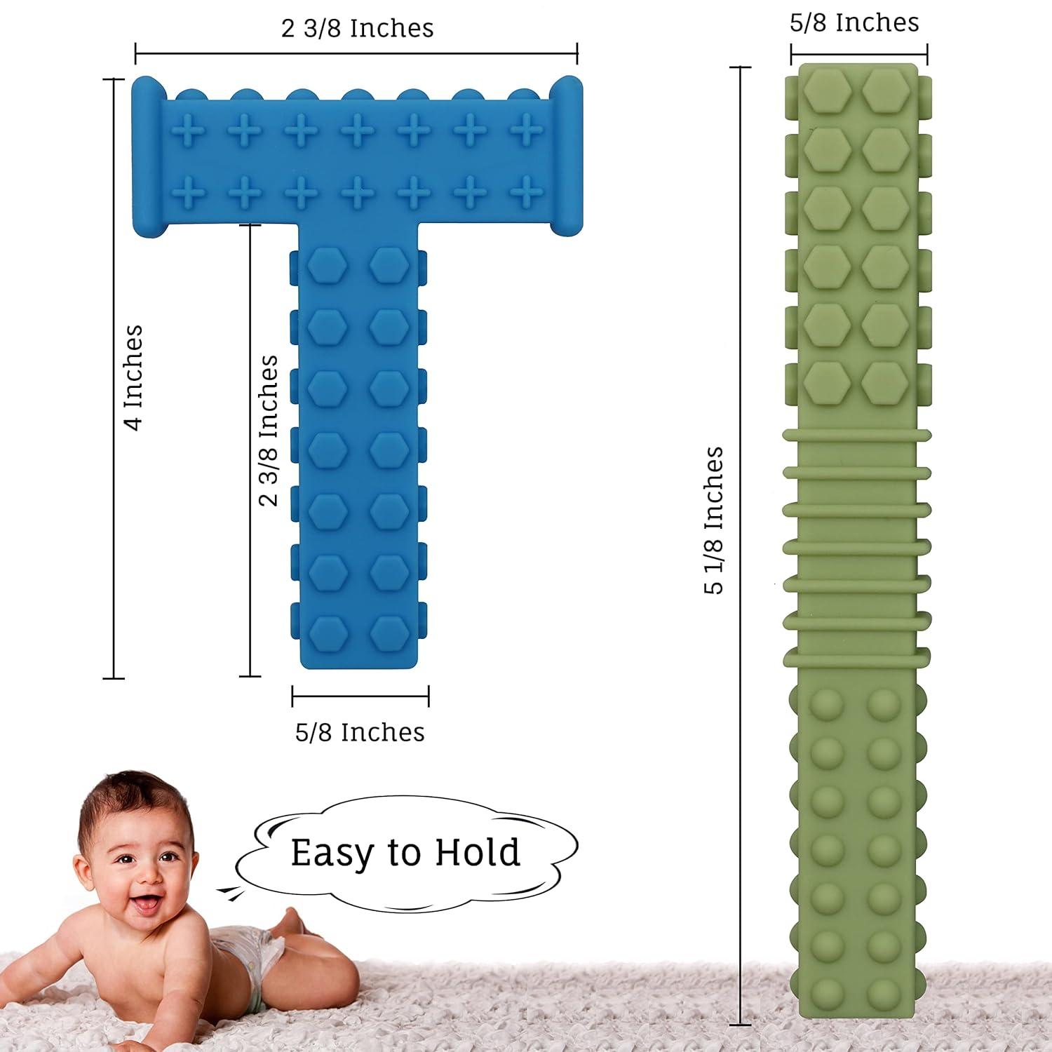 Sensory Chew Tubes 4 Pack - Silicone Oral Motor Tool for Autistic ...