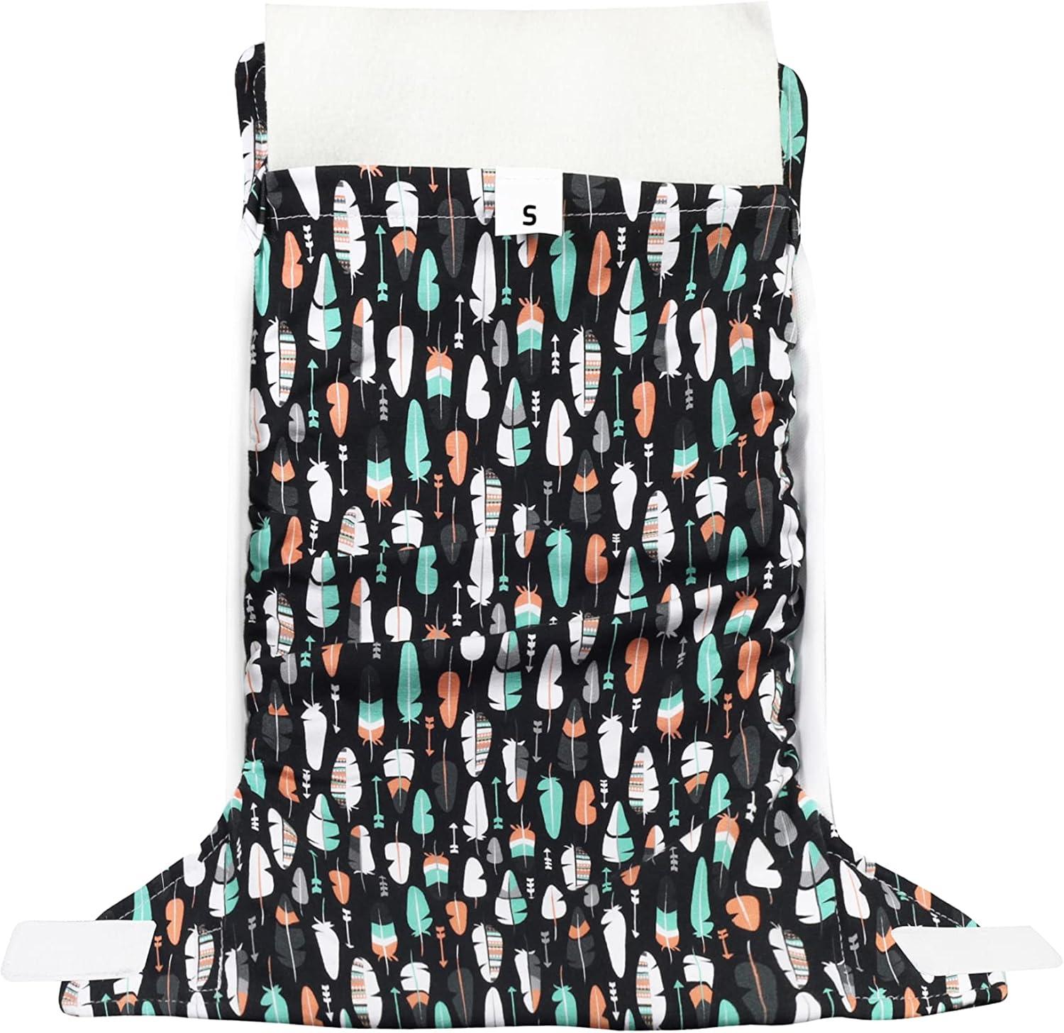 Petit Lulu Spreader Pants for Wide Diapering - Size M (5-9 kg) - Velcro ...