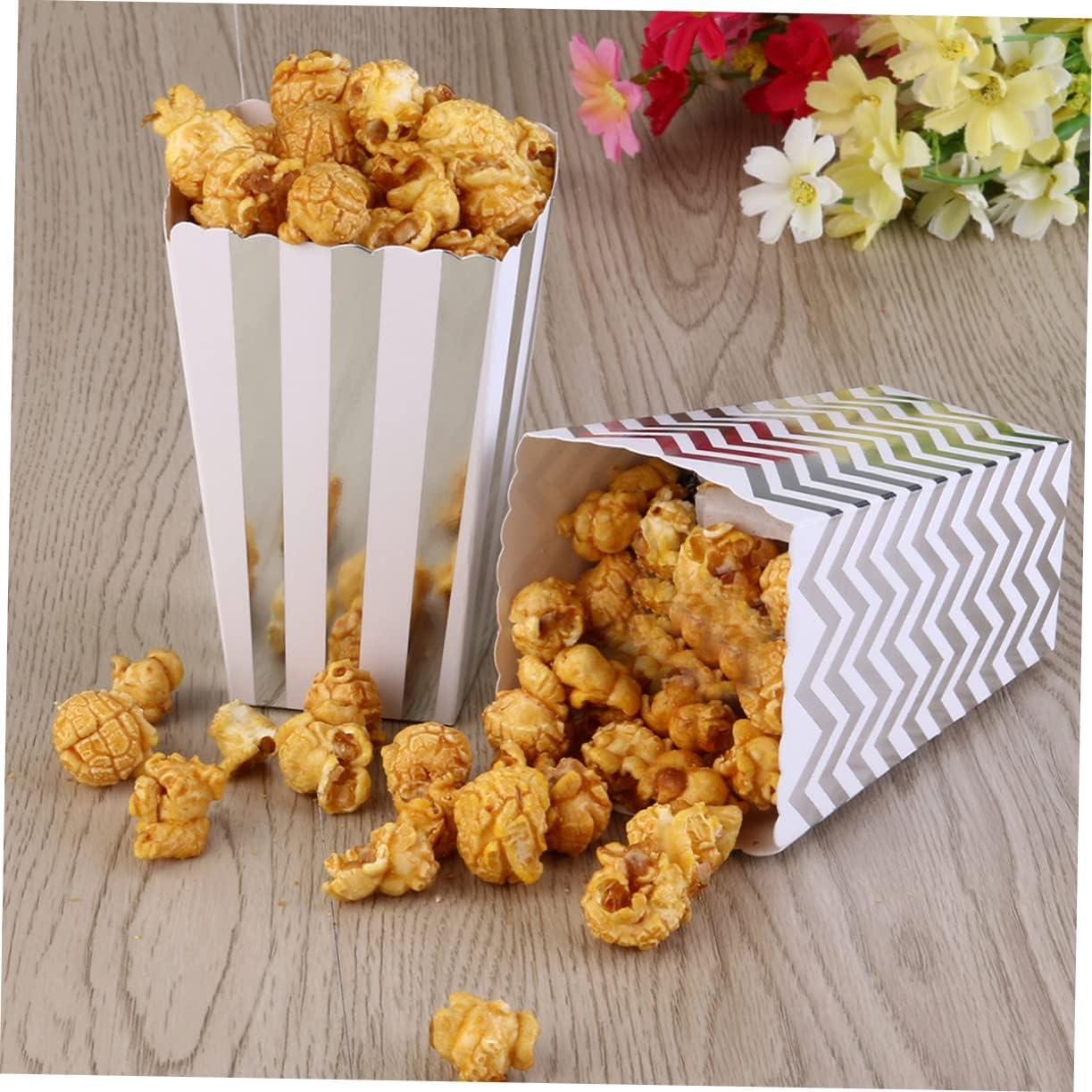 LALAFINA 50pcs Boxes sector cardboard supplies Chicken Popcorn Box ...