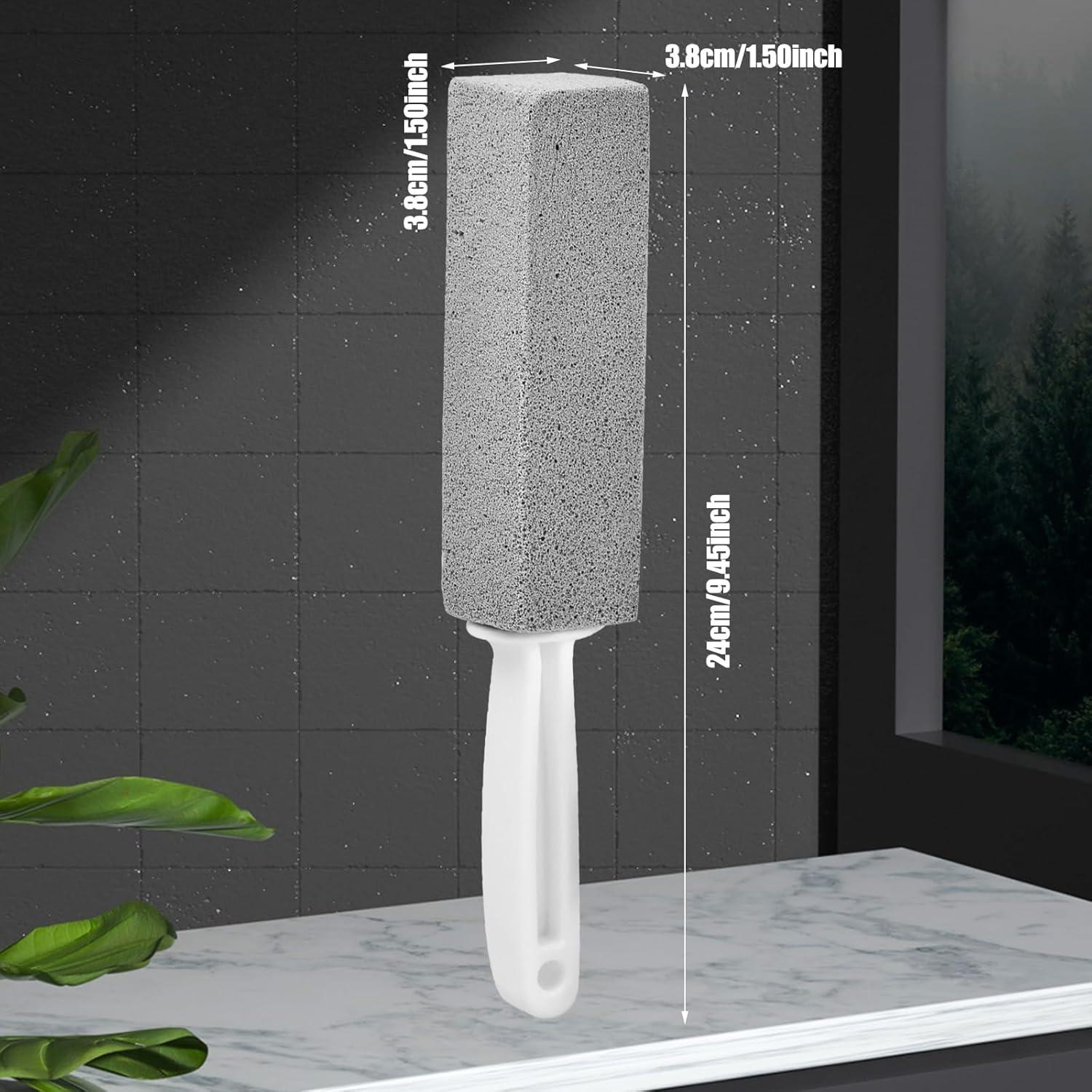 CHStarina 4-Piece Pumice Stone Cleaning Set - Effective Hard Water ...