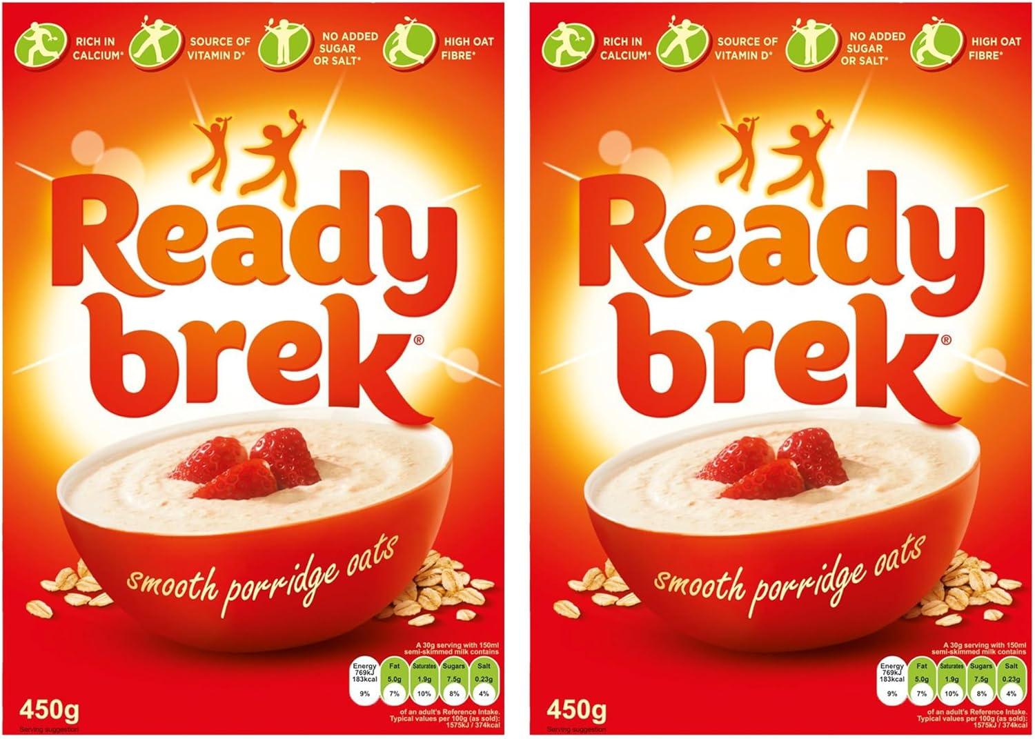 Breakfast Porridge Oats Bundle with Ready Brek Original Smooth Porridge ...