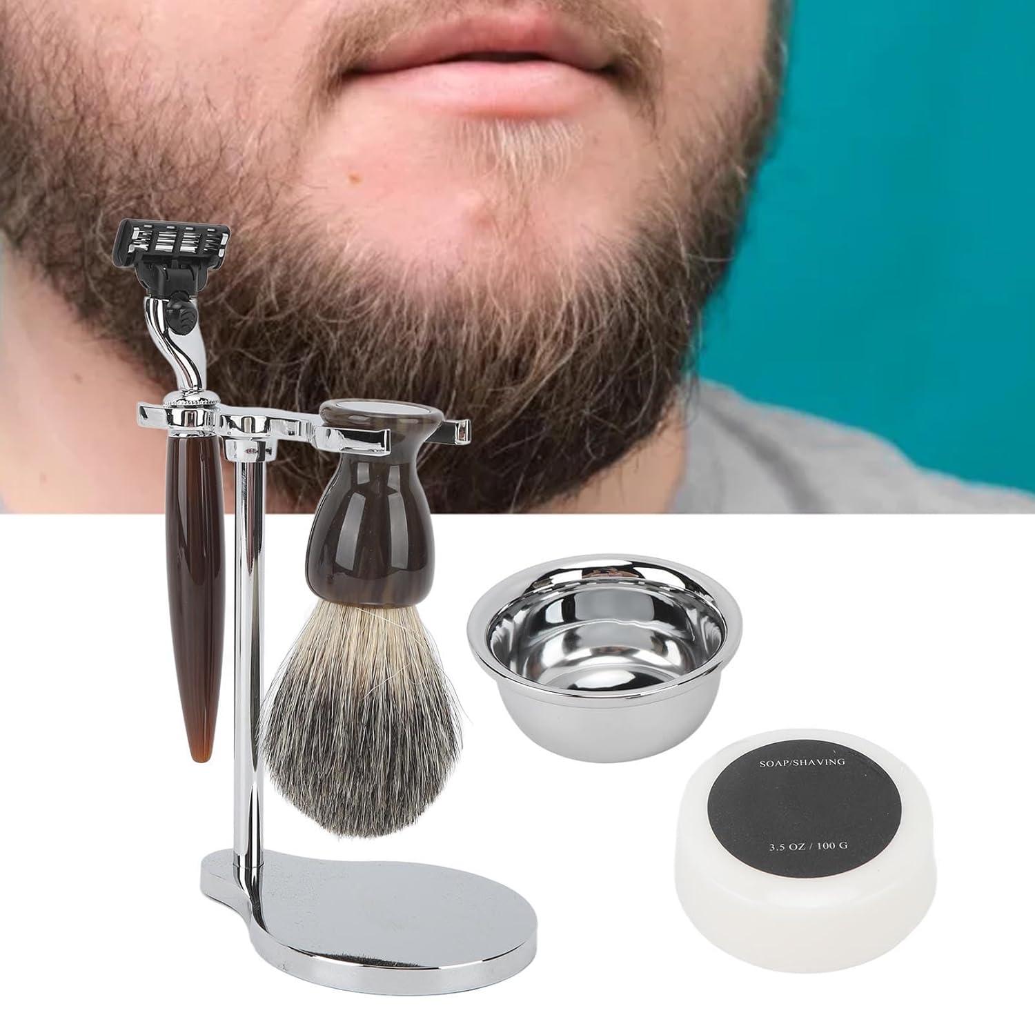 Vintage Wet Shave Shaving Set | Multifunctional Aluminum Stand for ...