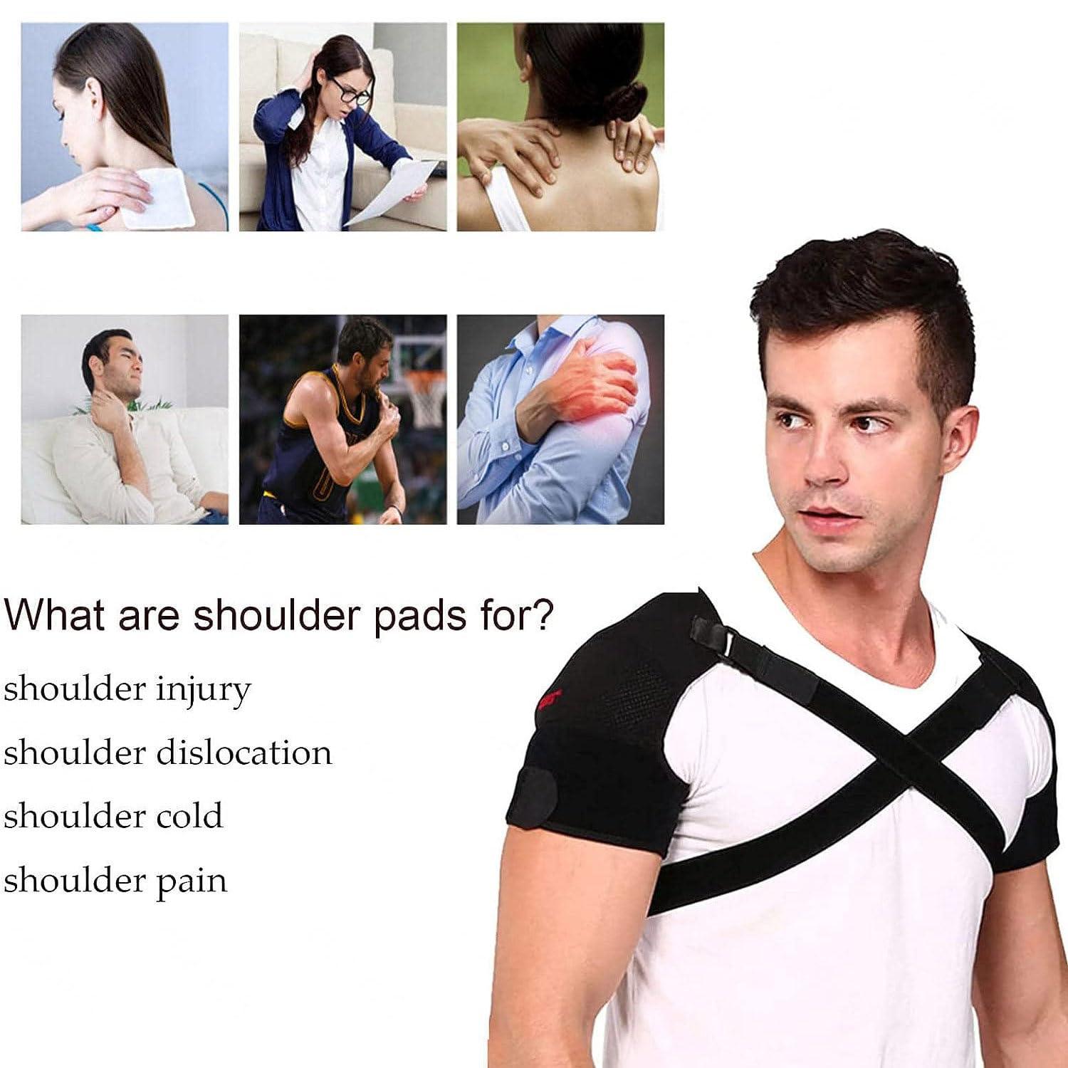 Compression Shoulder Brace for Men - Support for Rotator Cuff Injury ...