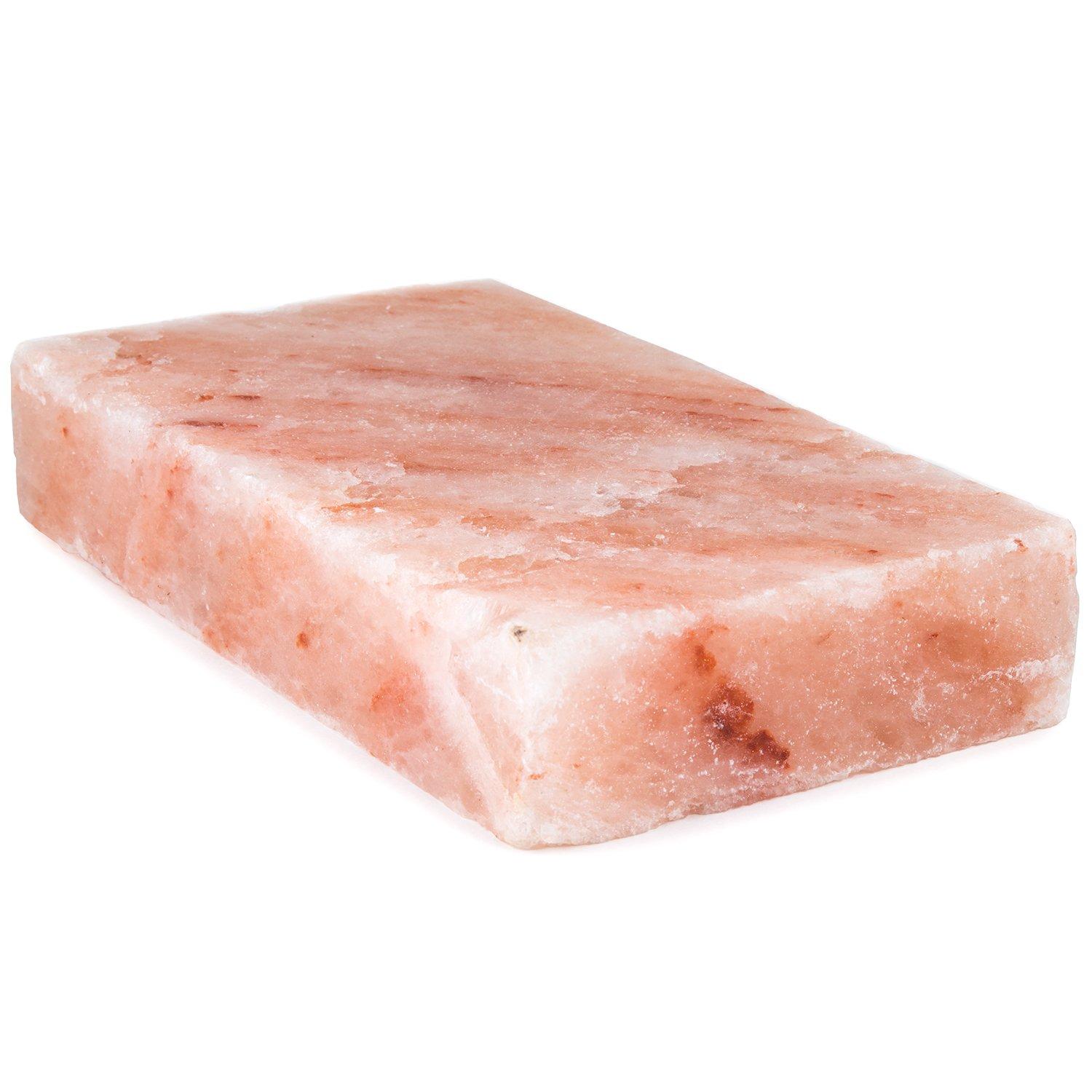 Zenware Natural Himalayan Salt Plate Holder Set - Black (12 x 8 x 2 ...