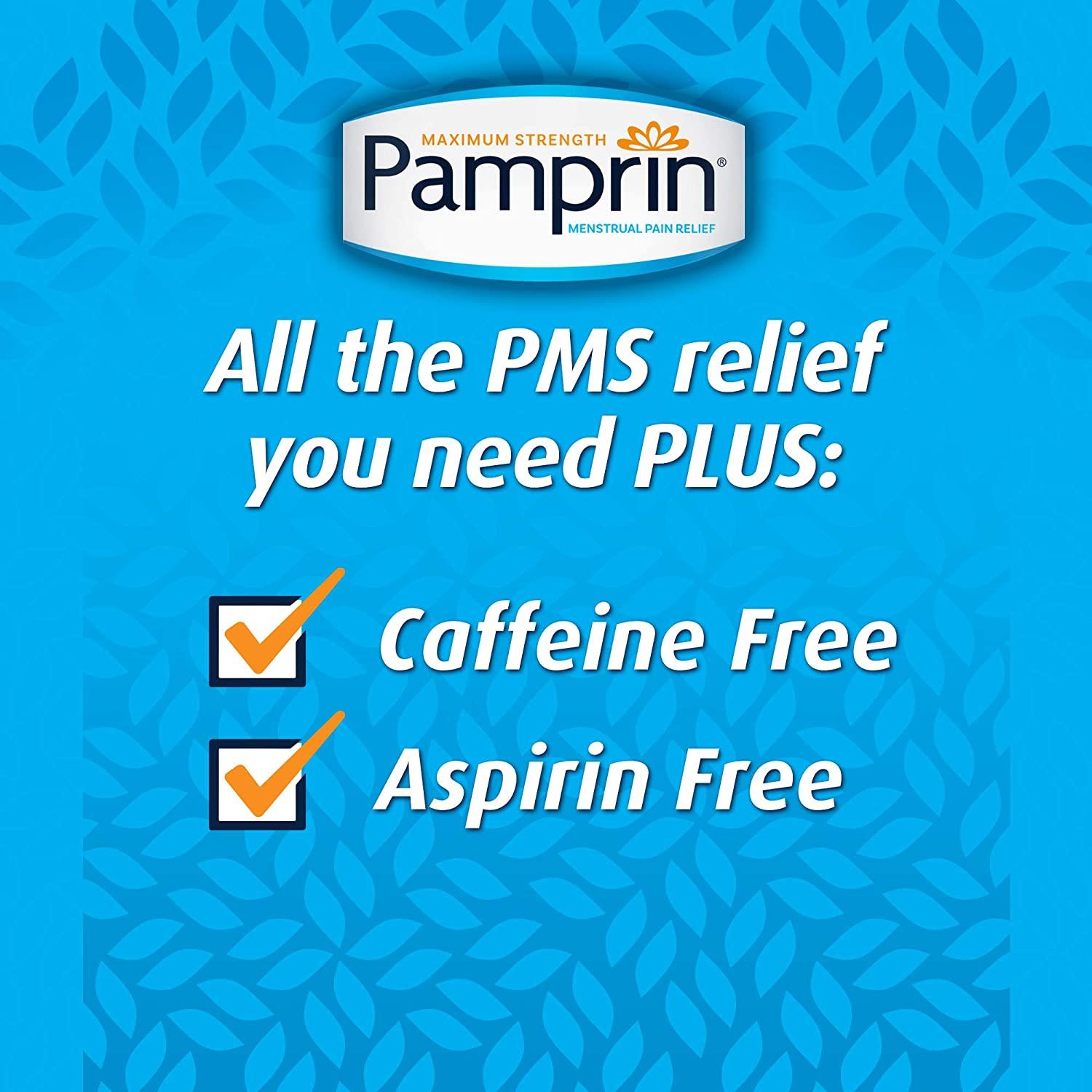 Pamprin Multi-Symptom Formula with Acetaminophen - Period Relief for ...