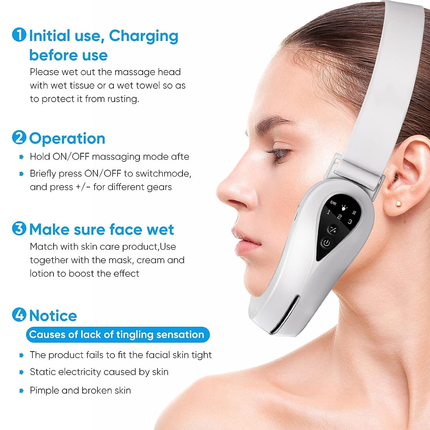 Electric Double Chin Reducer Machine | 4 Modes for Face Lift & Firming ...