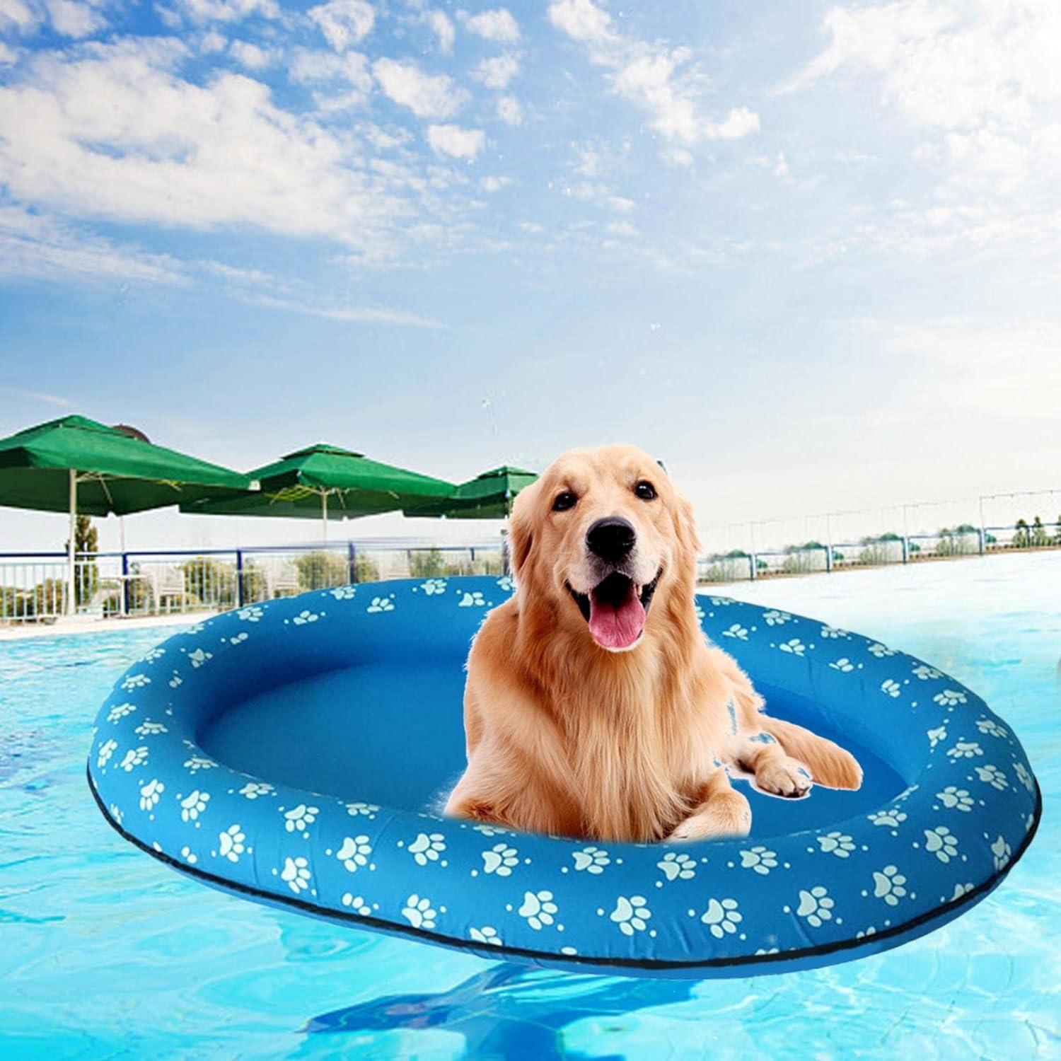 Dog Pool Float Dog Pool Float Inflatable Raft Float Swimming Pool ...