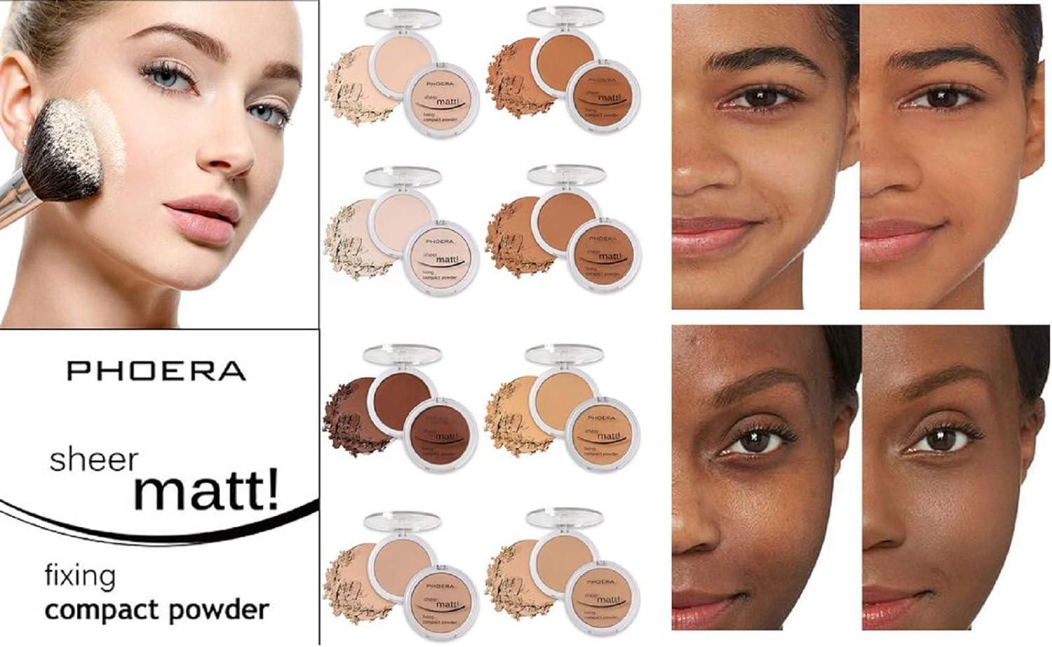 PHOERA Sheer Matte Fixing Powder - Long Lasting Setting Powder ...