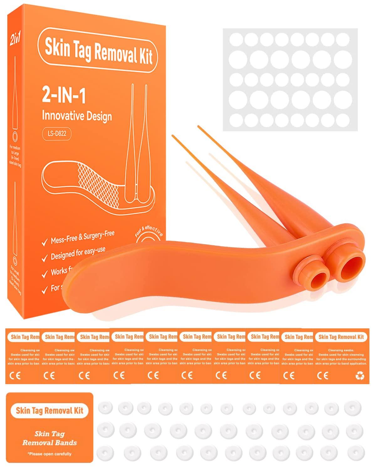 Skin Tag Removal Device Kit for Small to Large Skin Tags (2mm to 7mm ...