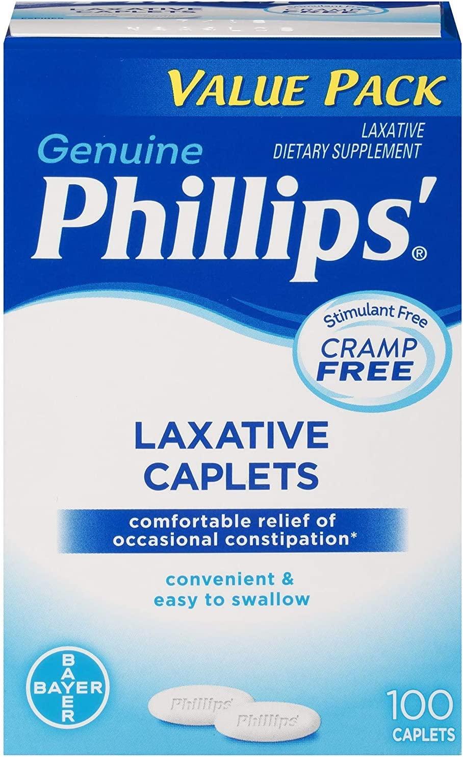 Laxative Caplets (100-Count Box), 2 Pack