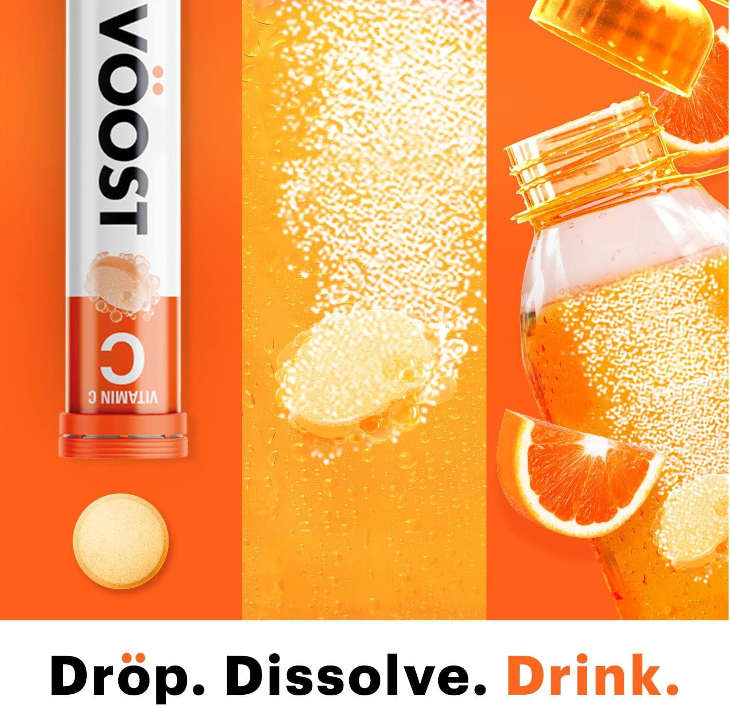 Voost Vitamin C with Zinc & Electrolytes 1000mg | Immune Support ...