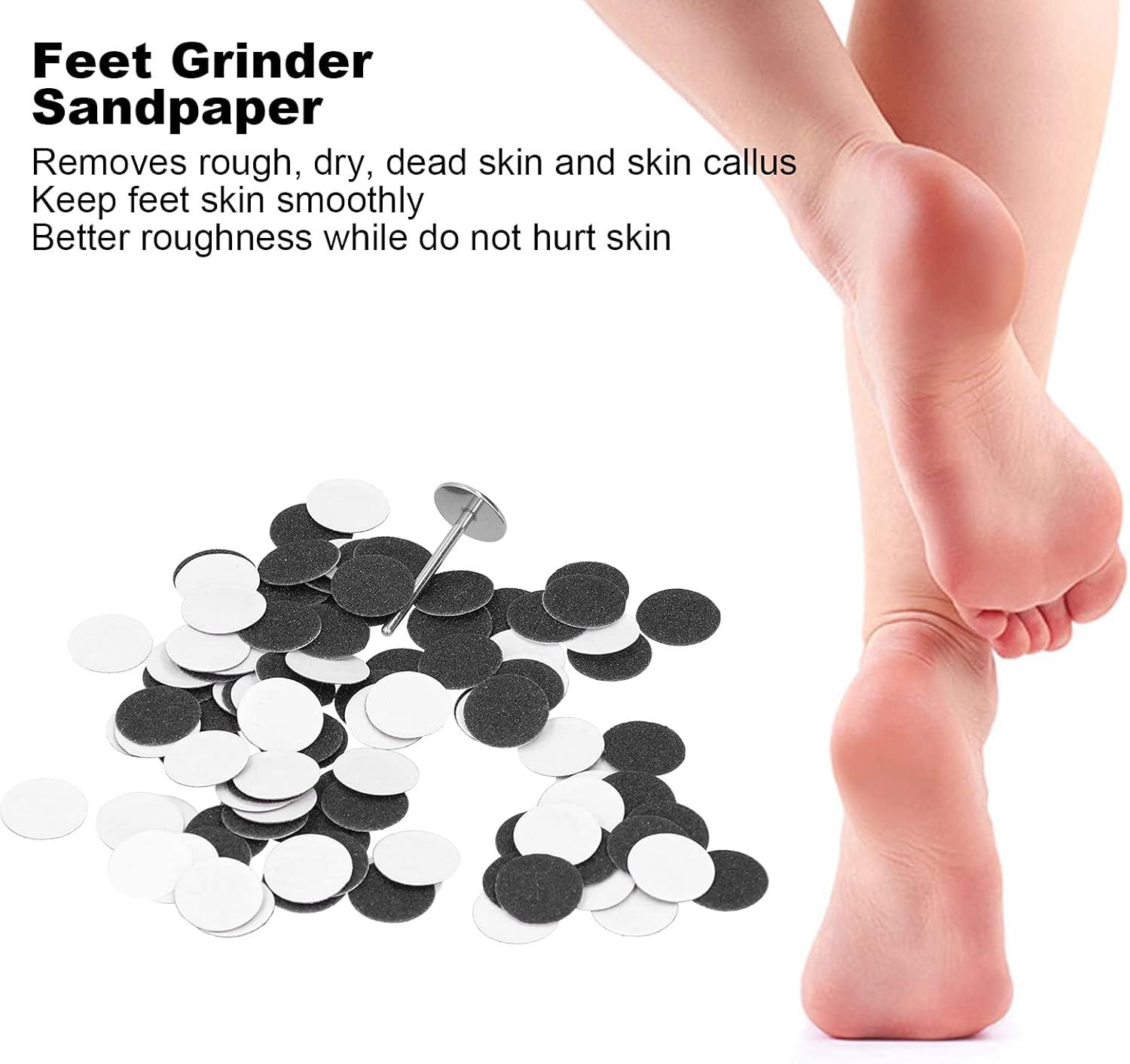 100 Pieces Replacement Grinding Paper Slices & Pedicure Tools for ...