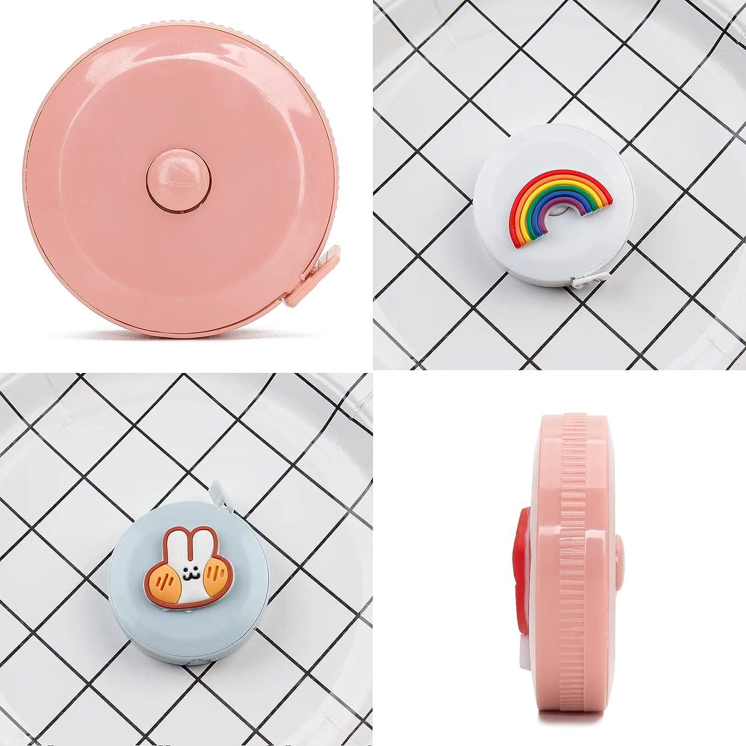 Agirlvct 10 PCS Mini Retractable Tape Measure - 60-Inch Soft Body ...