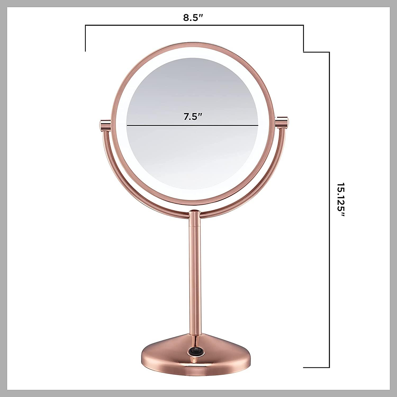 Conair Reflections LED Lighted Vanity Makeup Mirror 1x/10x ...