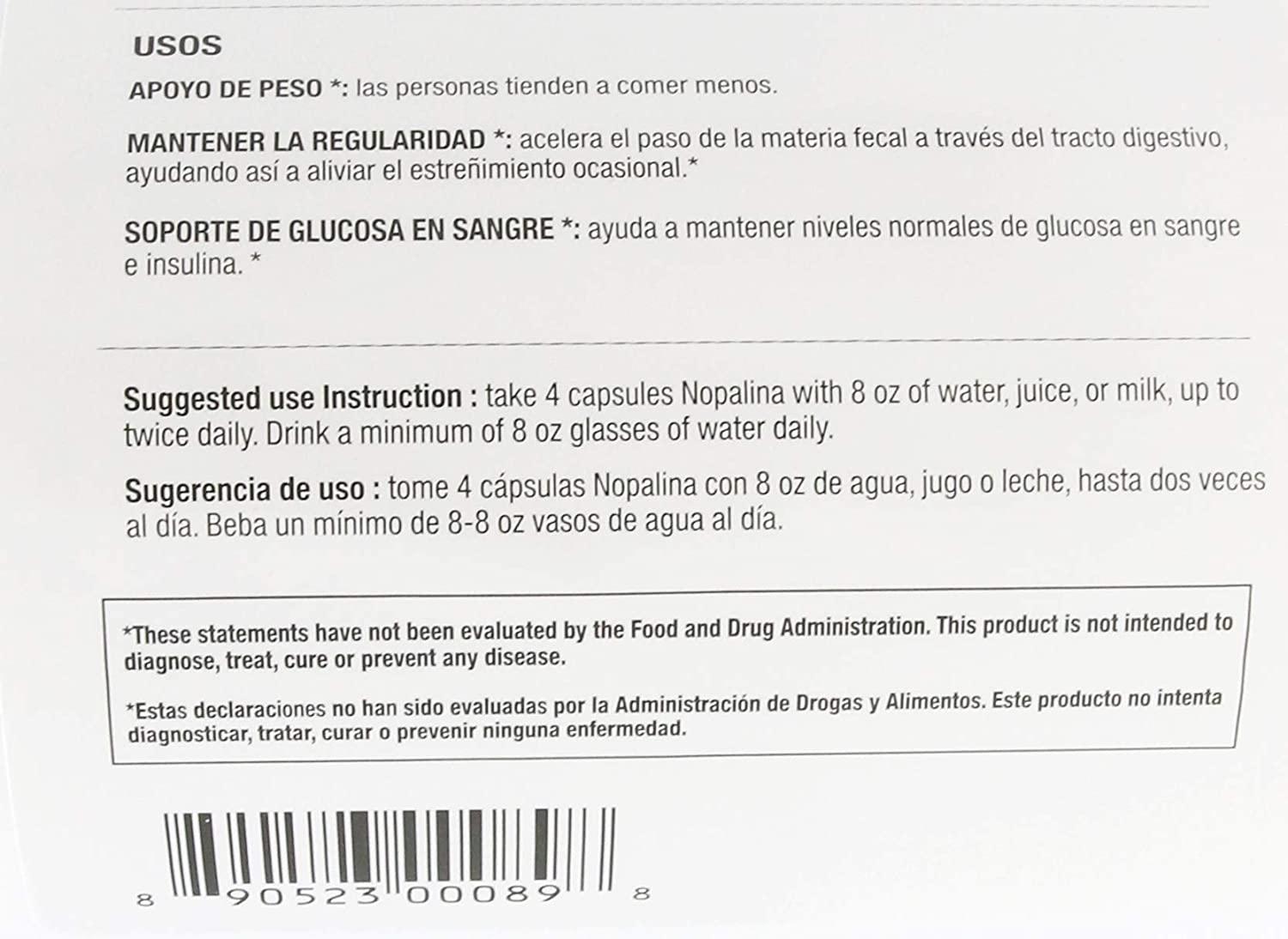 Nopalina Formula 240 Capsule - Omega 3-6-9 Flax Seed Supplement | Buy ...
