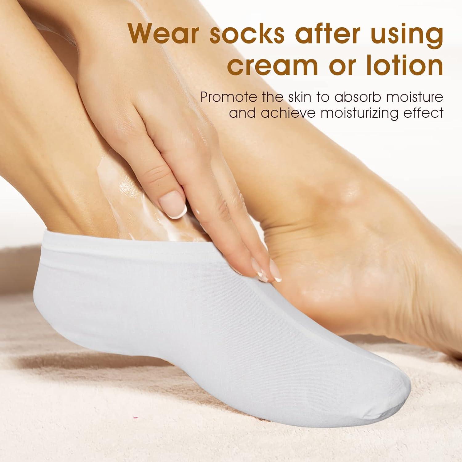 Sibba 3 Pairs Moisturizing Socks for Women and Men - Overnight Spa ...