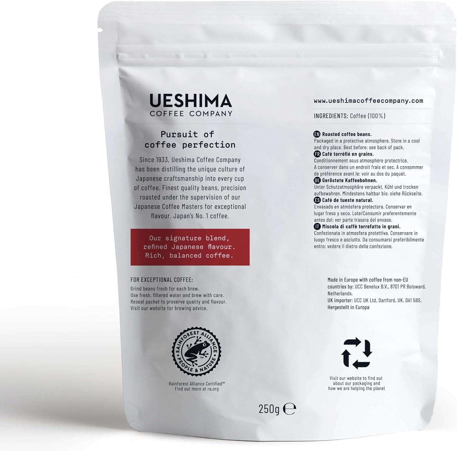Ueshima House Blend Coffee Beans 250g (pack of 6) | Buy Now with ...